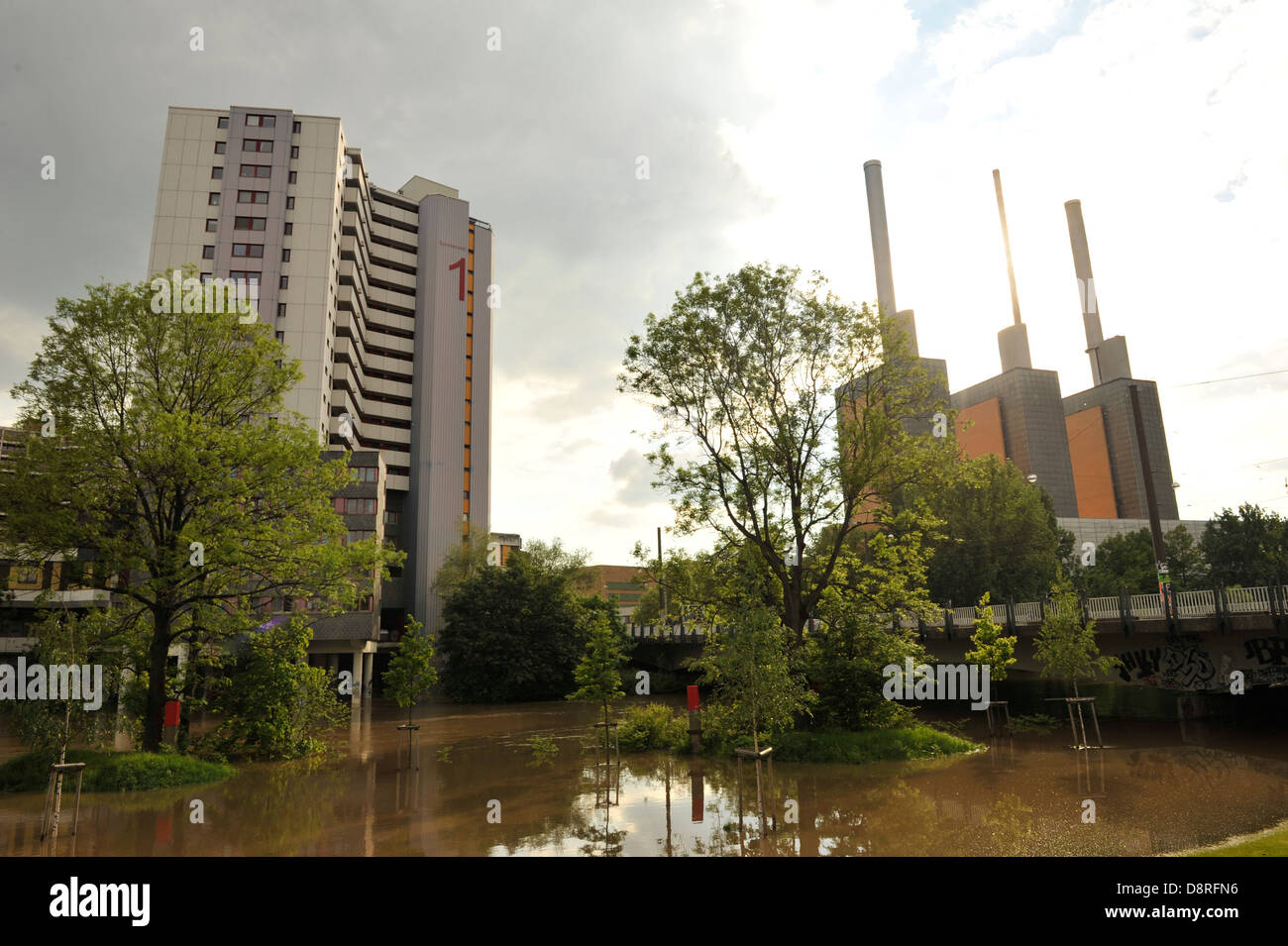 Natural disaster Floods in Germany Stock Photo - Alamy
