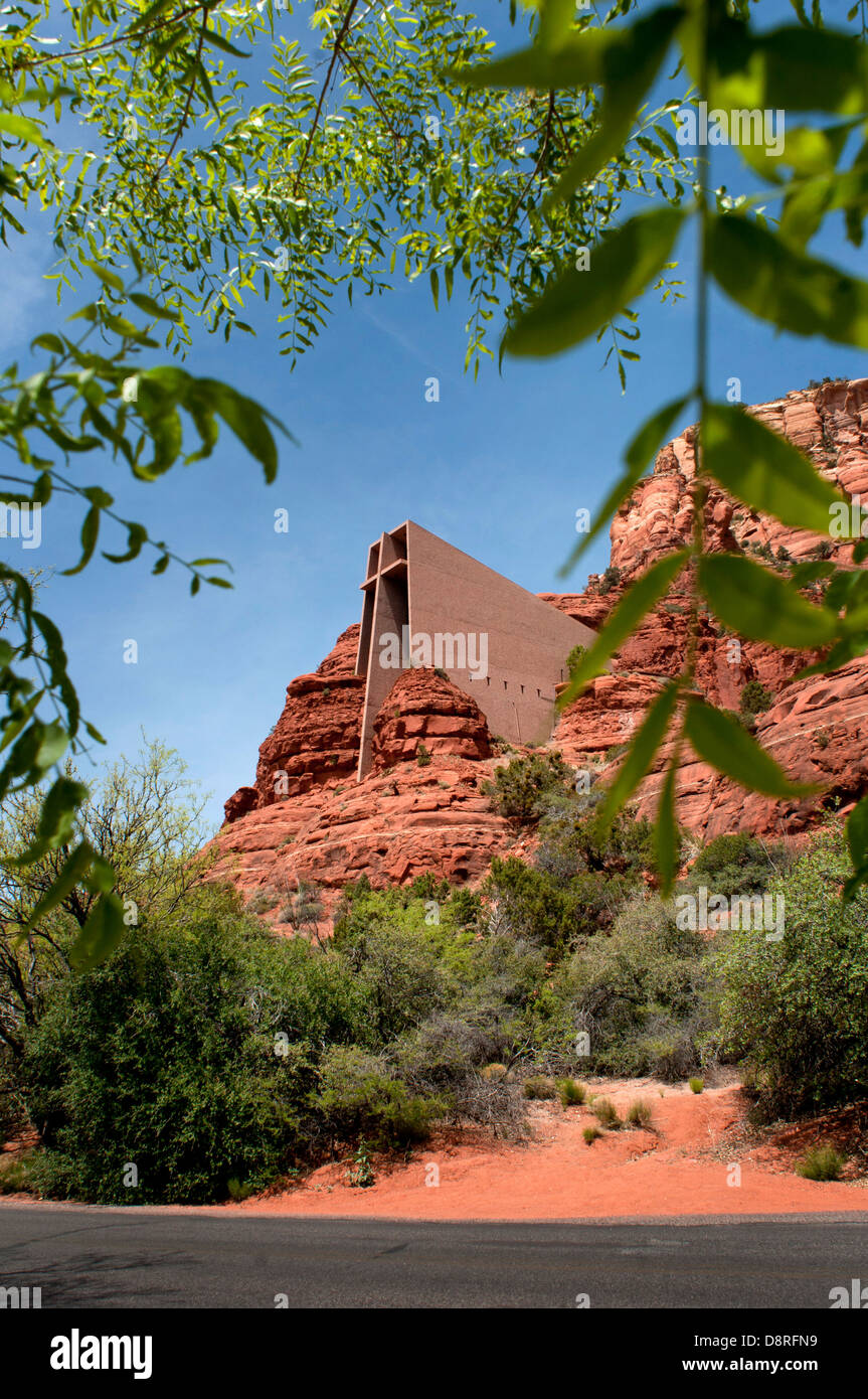 The Roman Catholic Church of the Holy Cross, Sedona, Arizona Stock ...