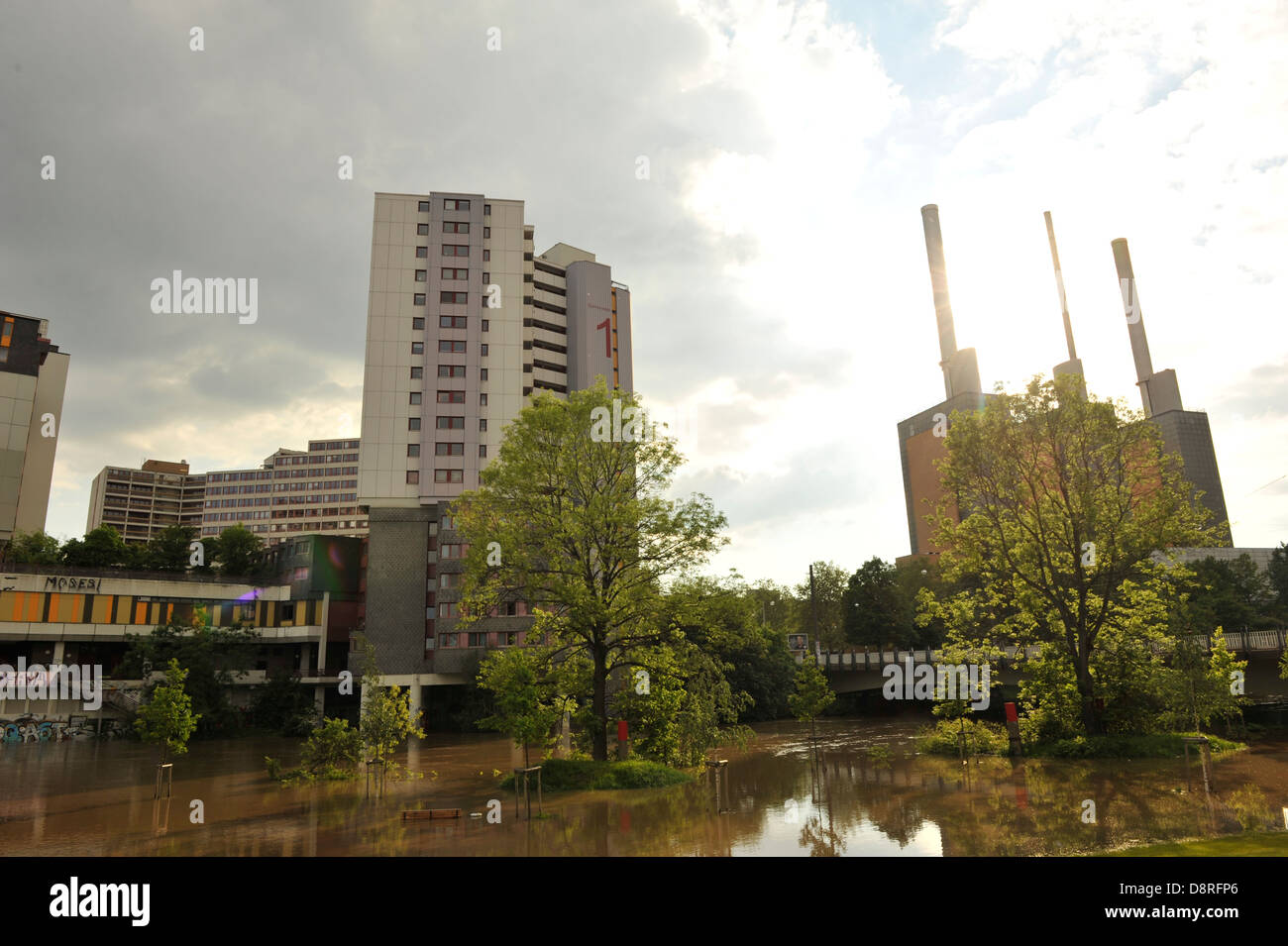 Natural disaster Floods in Germany Stock Photo - Alamy