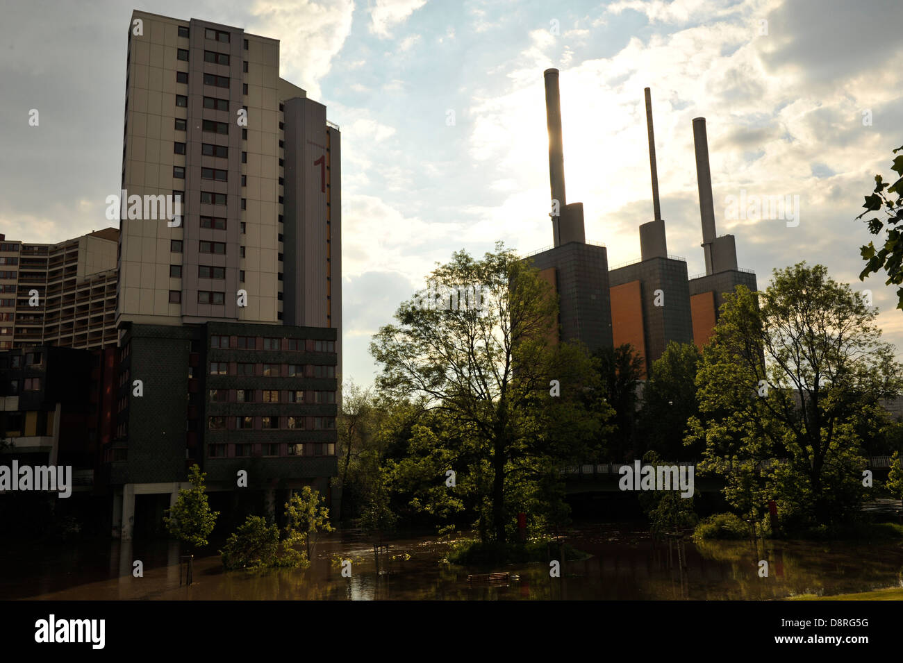 Natural disaster Floods in Germany Stock Photo - Alamy
