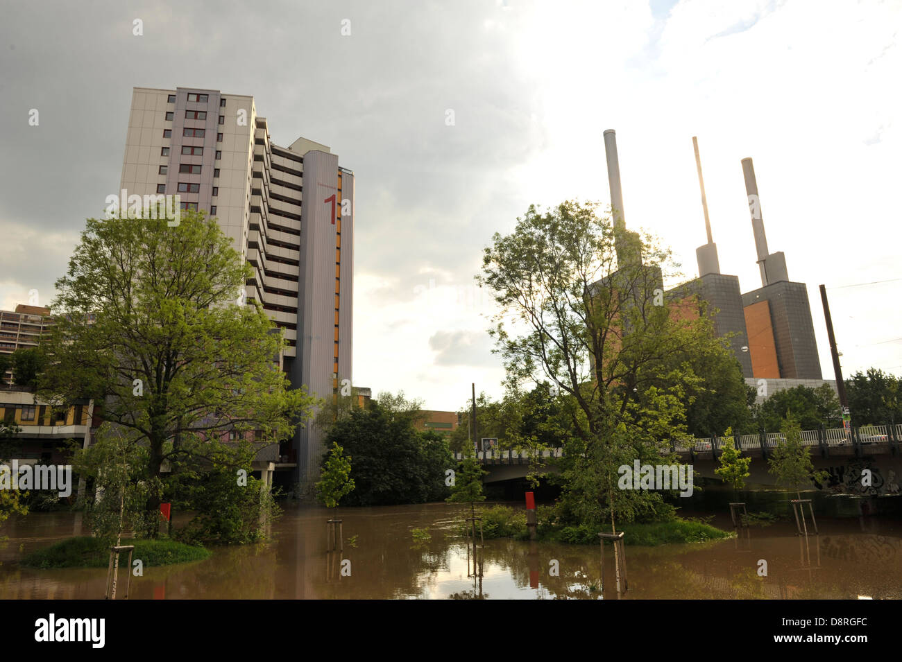 Natural disaster Floods in Germany Stock Photo - Alamy