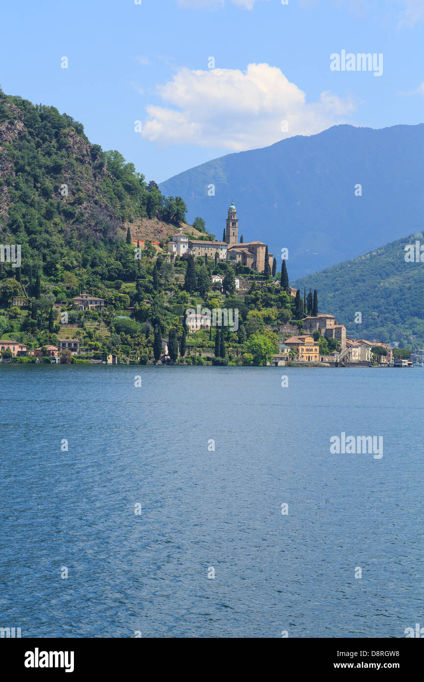 Morcote, Lake Lugano, Switzerland Stock Photo - Alamy