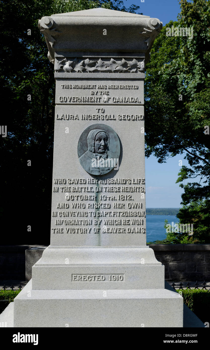 Laura secord memorial hi-res stock photography and images - Alamy