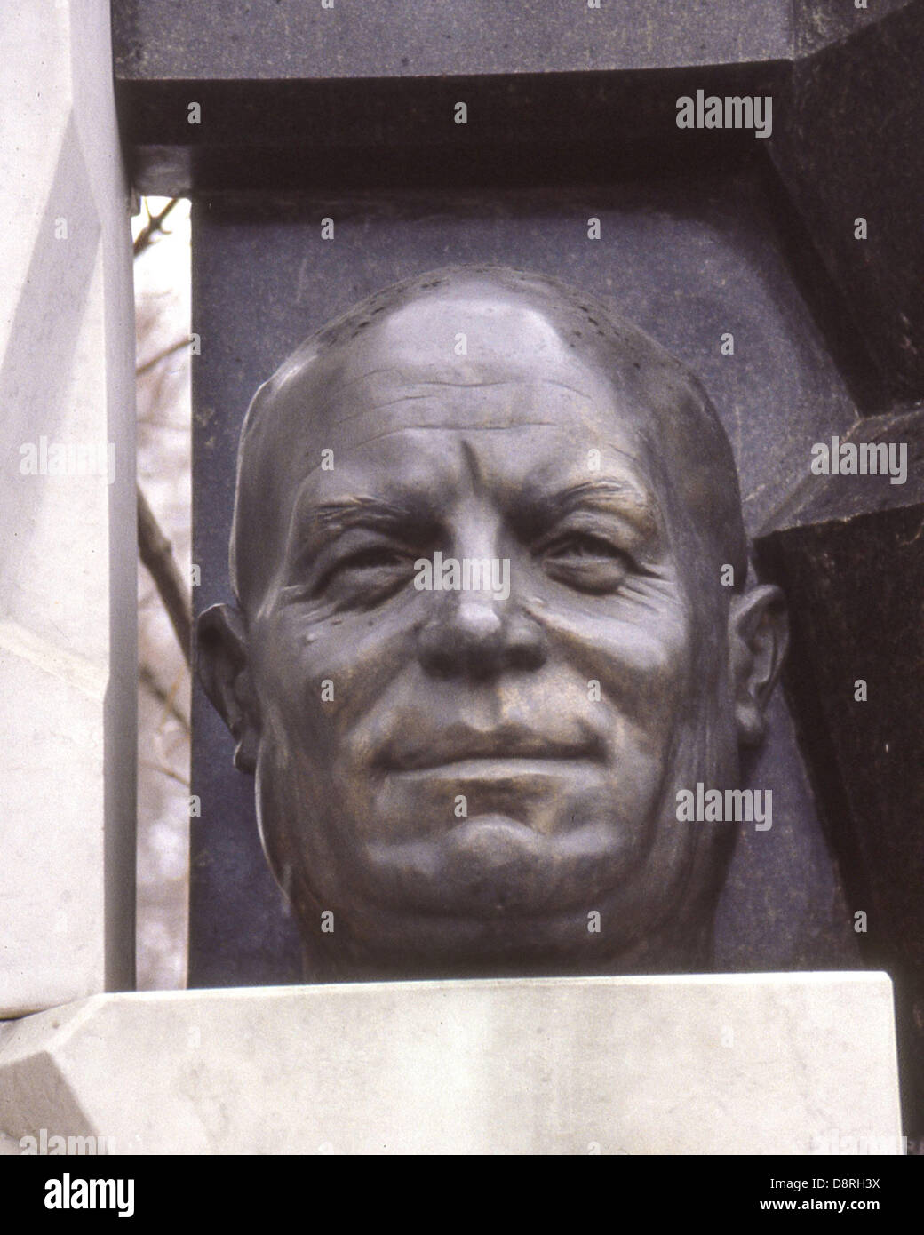 Feb. 2, 1987 - Moscow, RU - A bust of Nikita Sergeyevich Khrushchev ...
