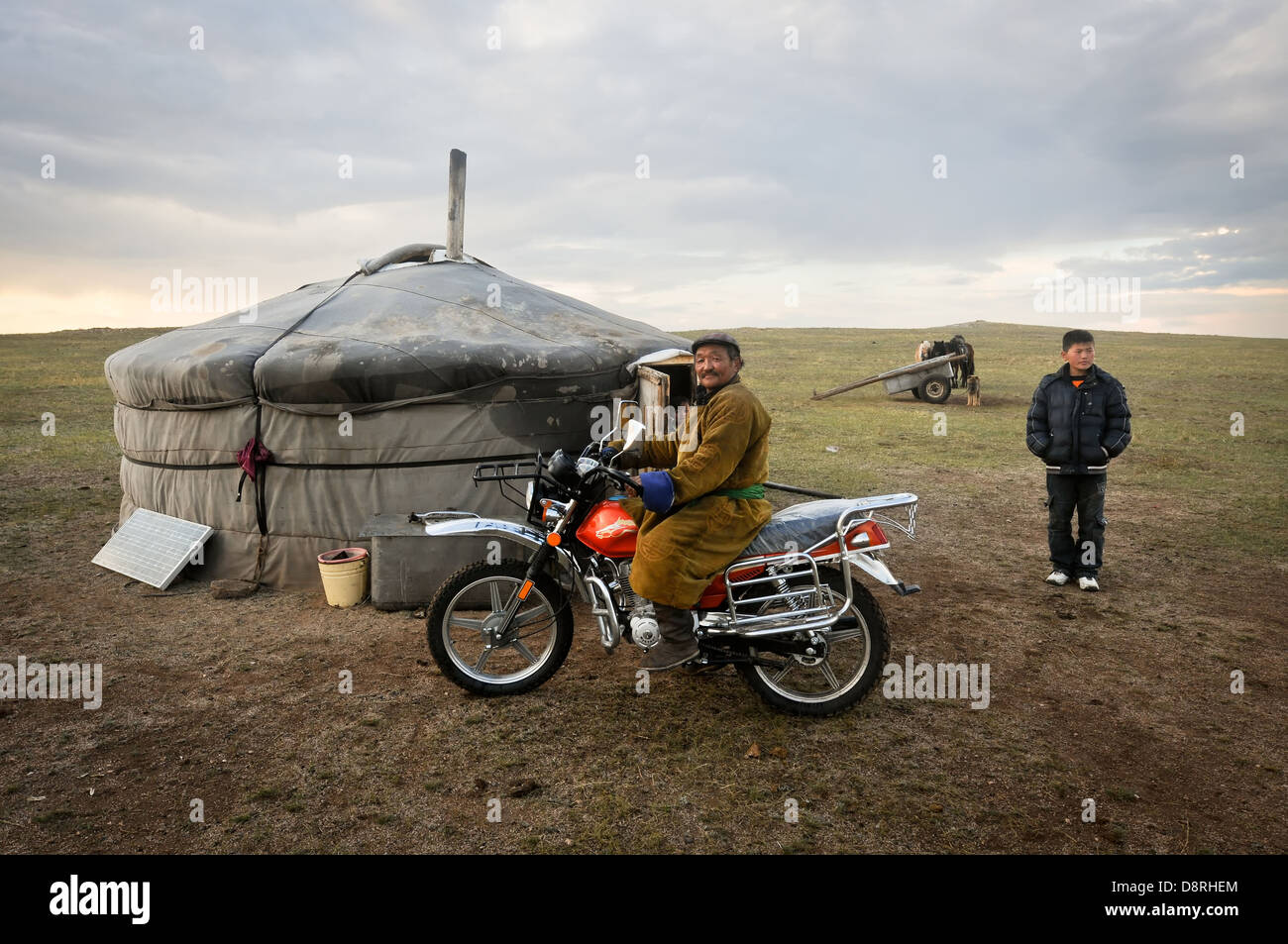 Life in rural Mongolia Stock Photo - Alamy