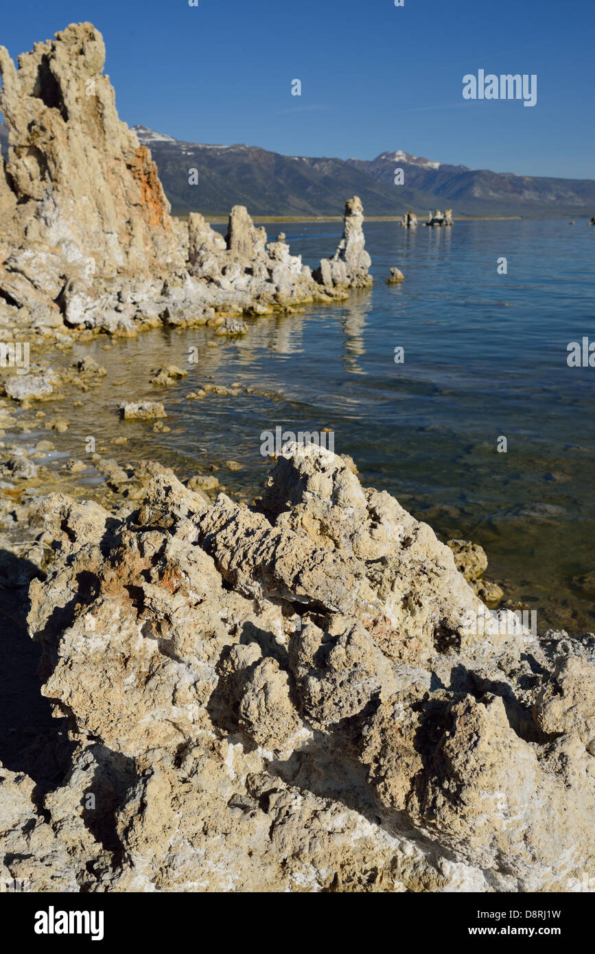 Tufa formations at the south rim, Mono Lake CA Stock Photo - Alamy