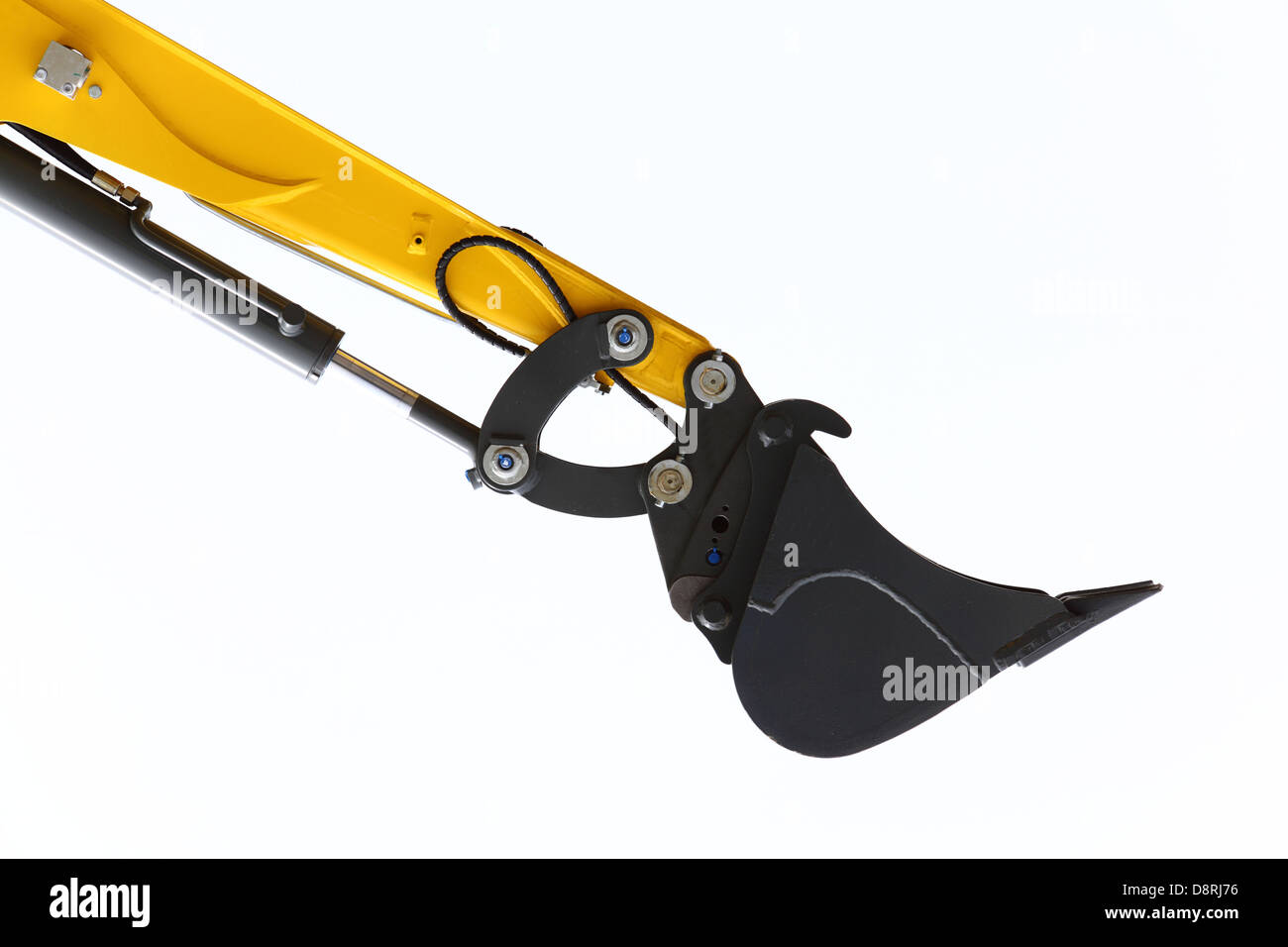 Digger excavator bucket bulldozer shovel industrial detail isolated on ...