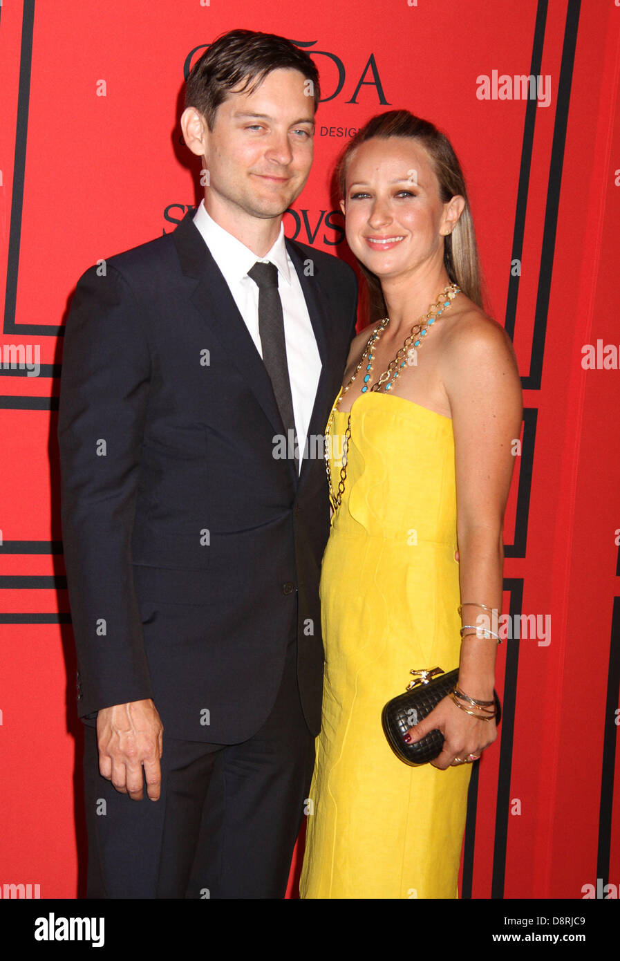New York, USA. 3rd June 2013. Actor TOBEY MAGUIRE and JENNIFER MEYER ...