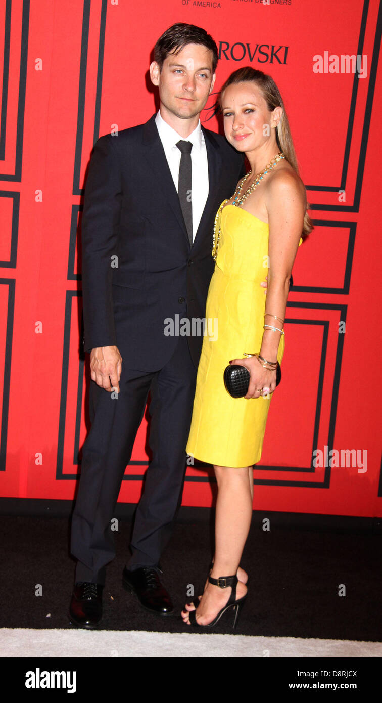 New York, USA. 3rd June 2013. Actor TOBEY MAGUIRE and JENNIFER MEYER ...