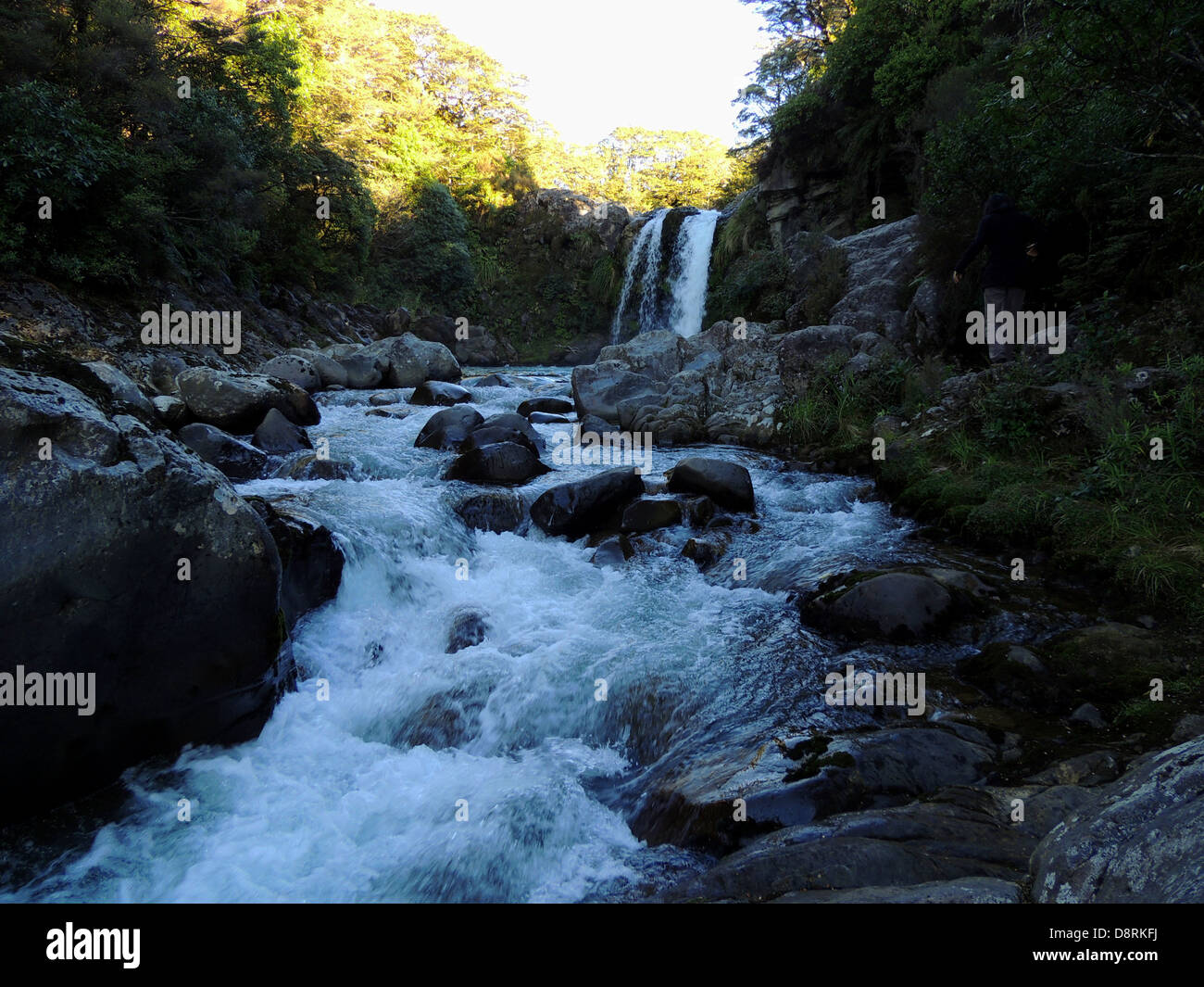 Beautiful waterfall streaming river hi-res stock photography and images ...