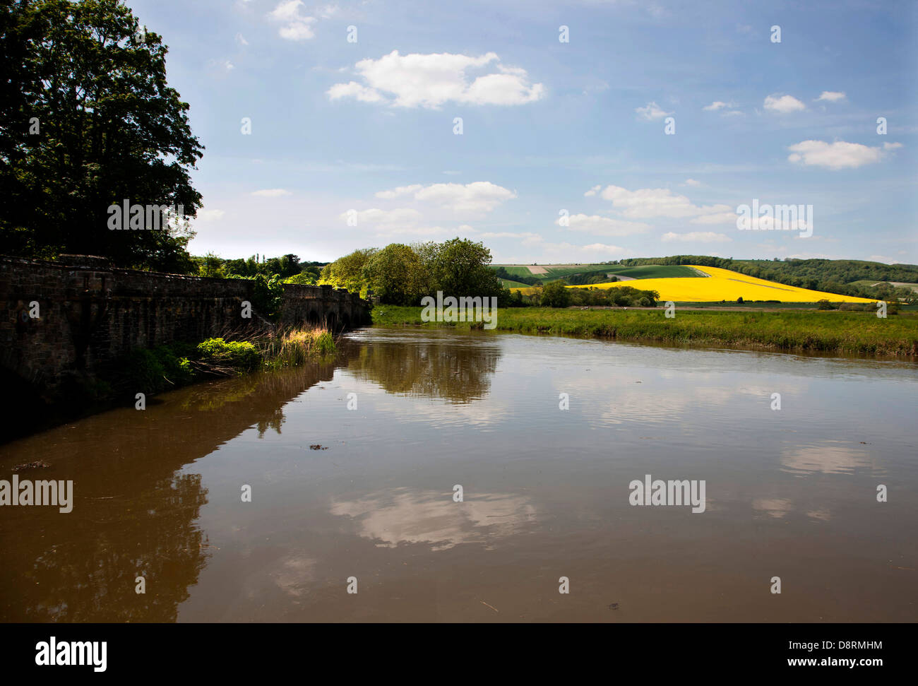 Amberley Bridge River Arun West Sussex Stock Photo - Alamy