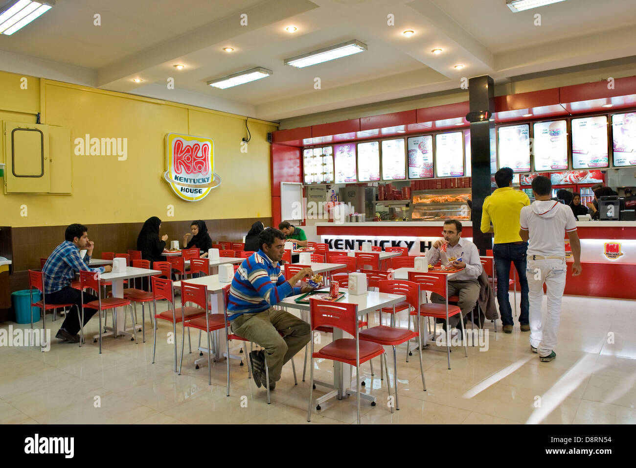 Iran, Isfahan, fast food Stock Photo - Alamy