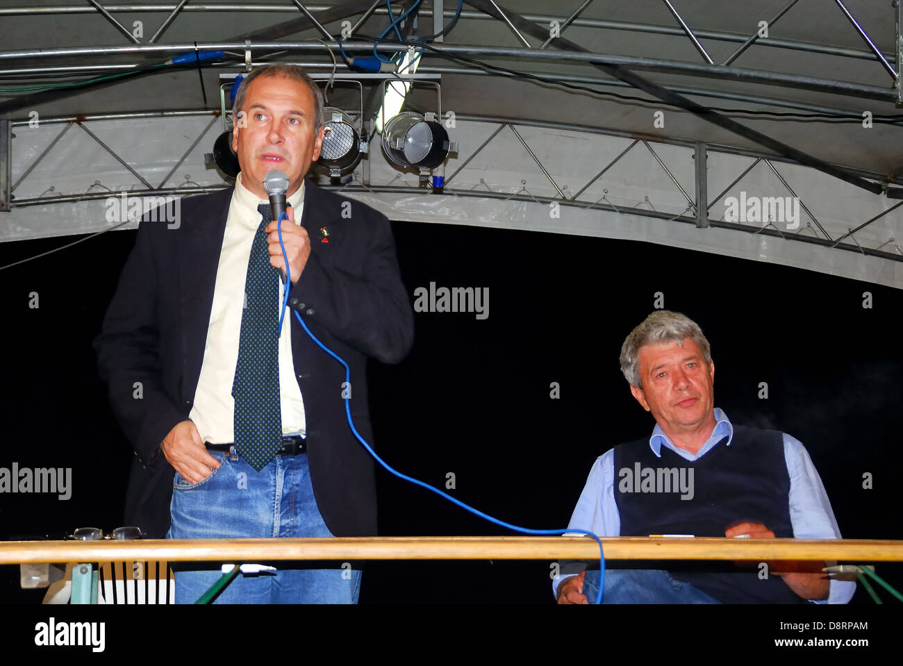 Padua, Italy. The Secretary of the Italian Communist Party ...