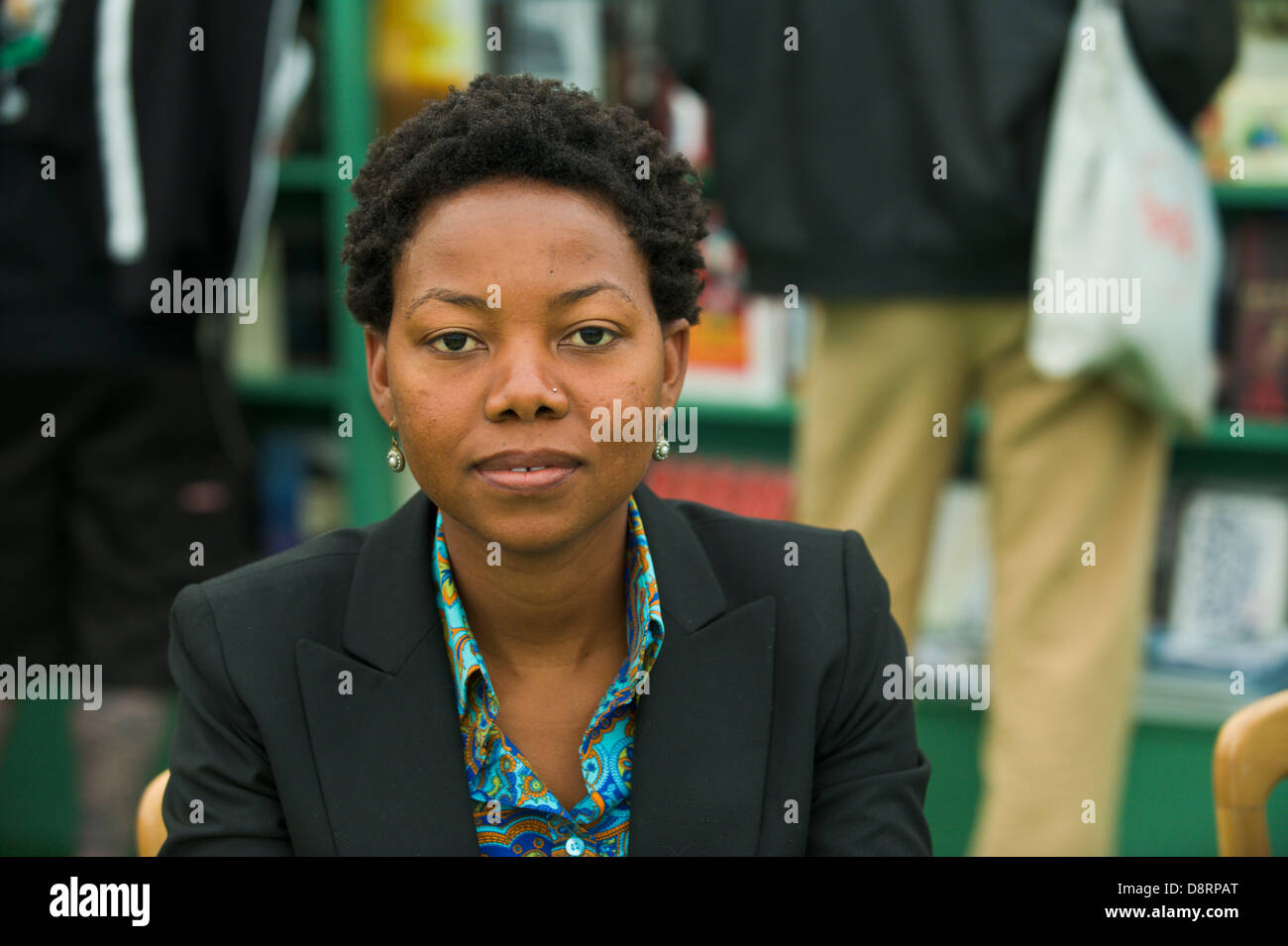 NoViolet Bulawayo Zimbabwean novelist pictured at Hay Festival 2013 Hay ...