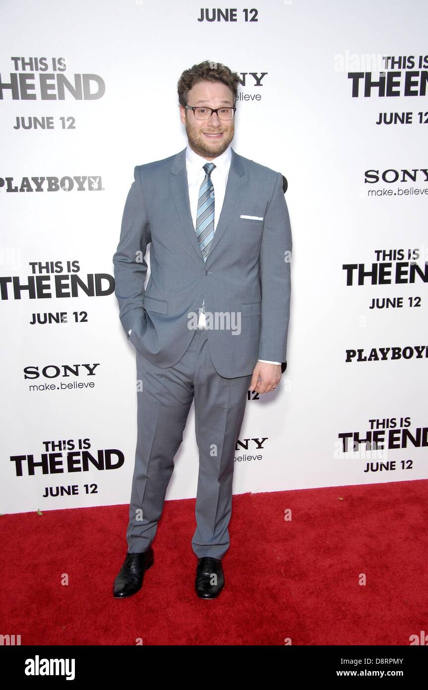 Los Angeles, California, USA. 3rd June 2013. Seth Rogen at arrivals for ...