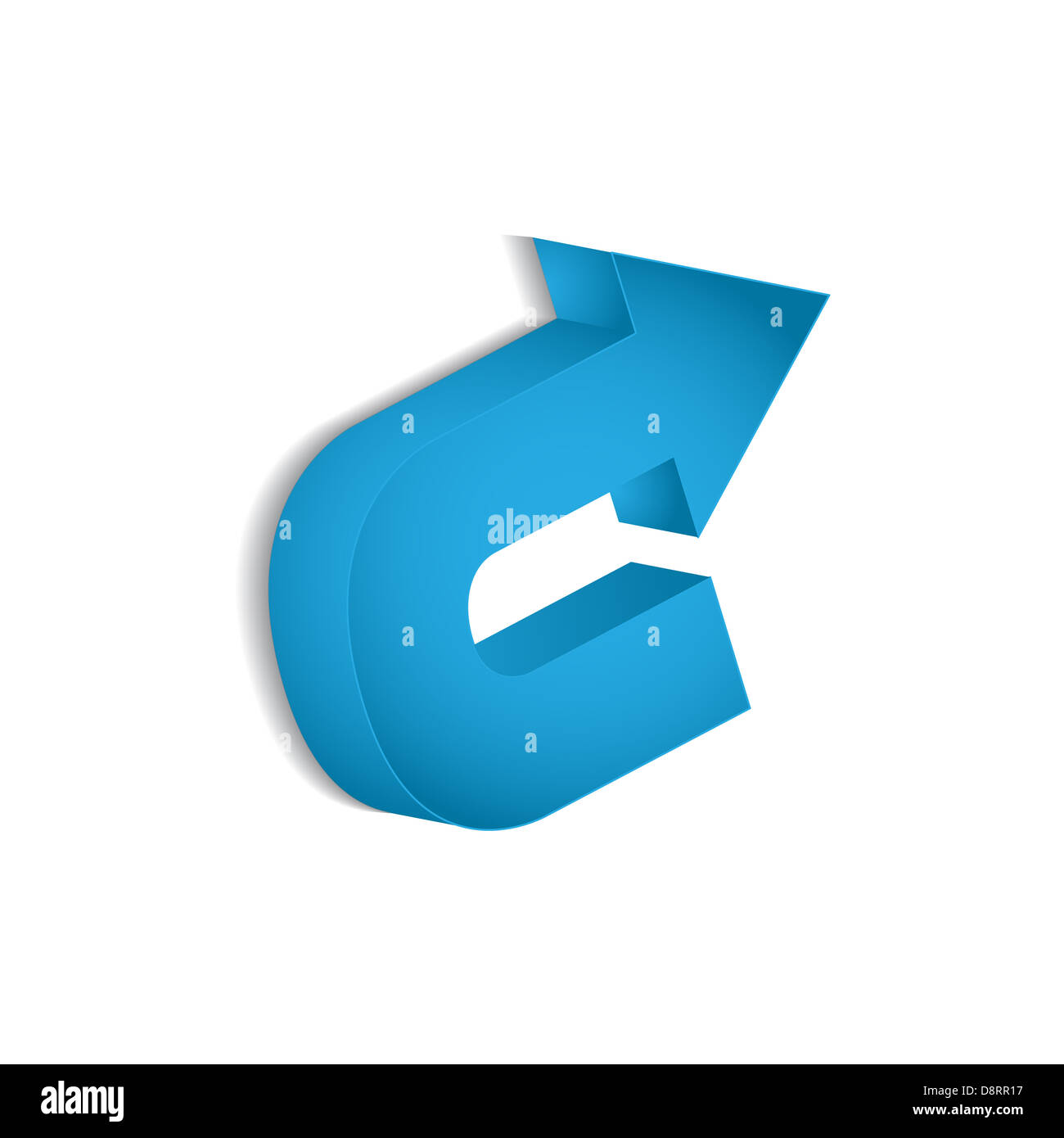 blue arrow vector with special design Stock Photo - Alamy