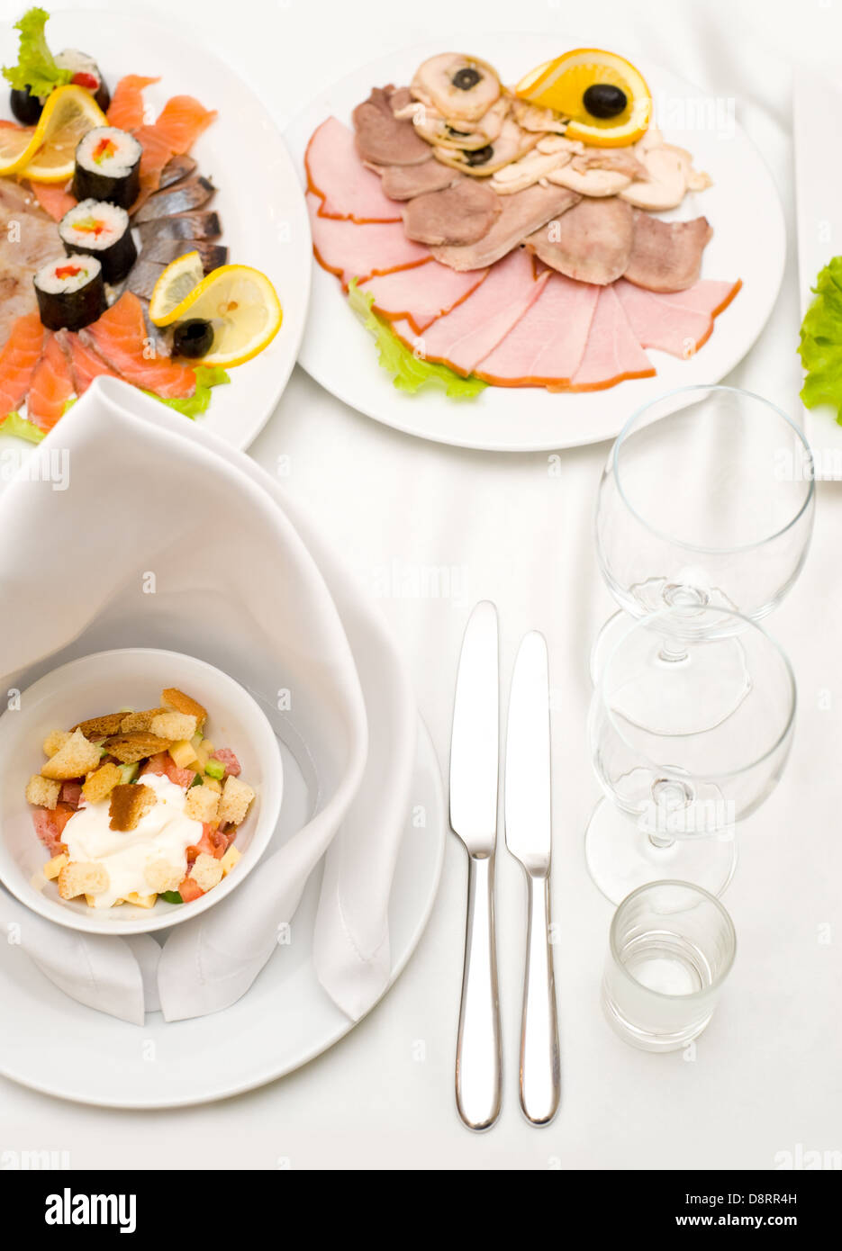 dinner is served Stock Photo - Alamy