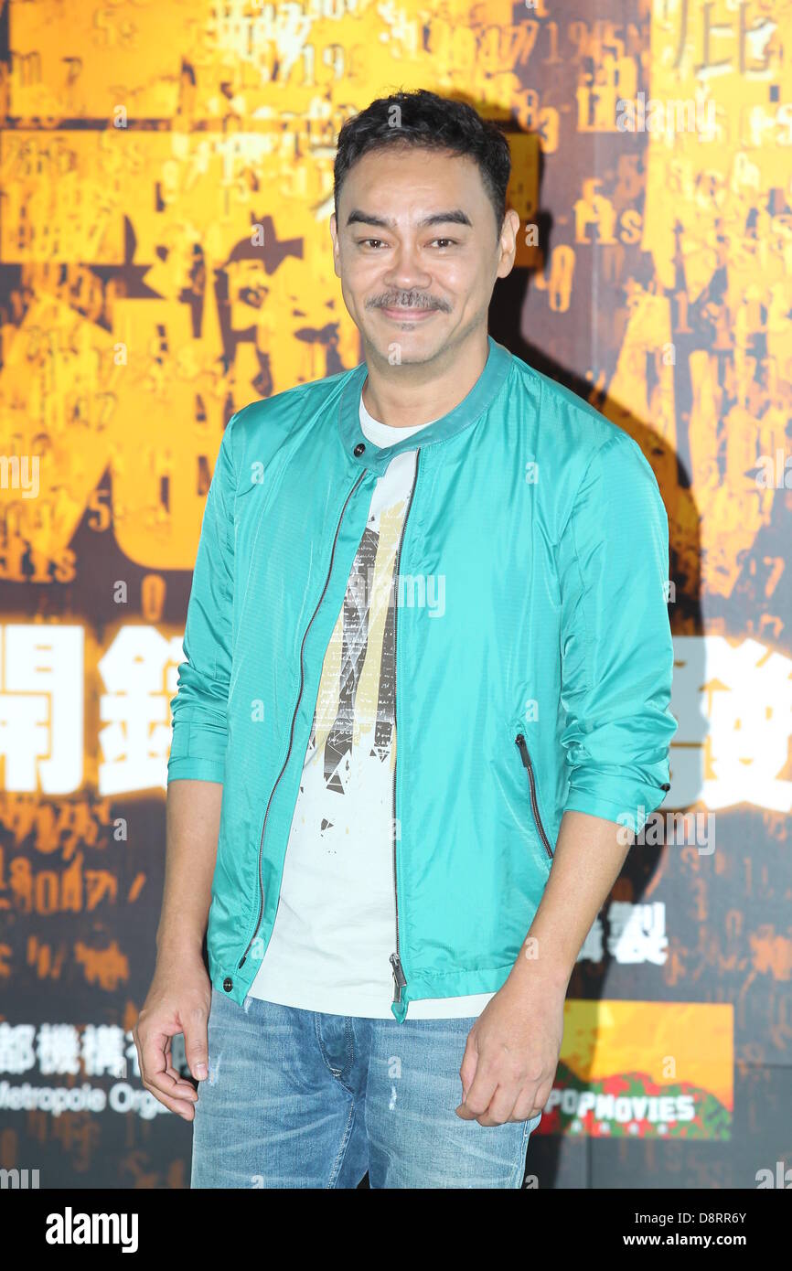 Louis Koo at opening ceremony of movie Overheard 3 in Hong Kong, China ...