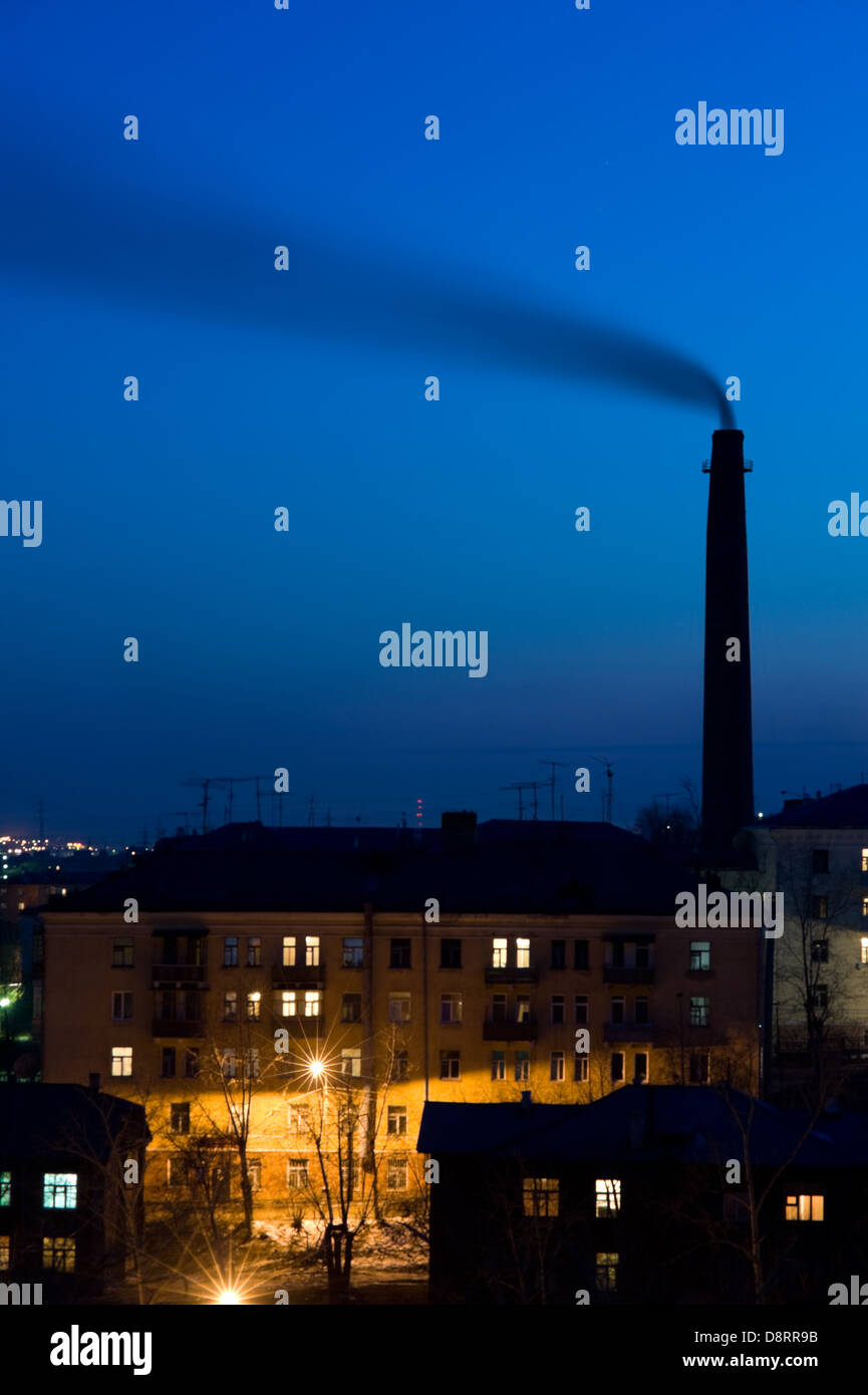 Air pollution at night hi-res stock photography and images - Alamy