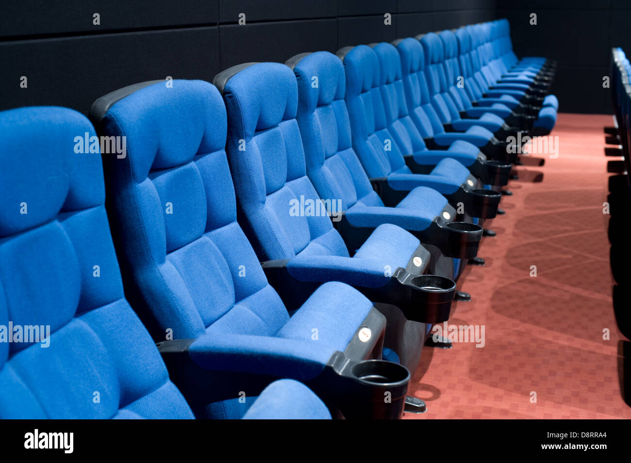 row of seats in cinema Stock Photo - Alamy