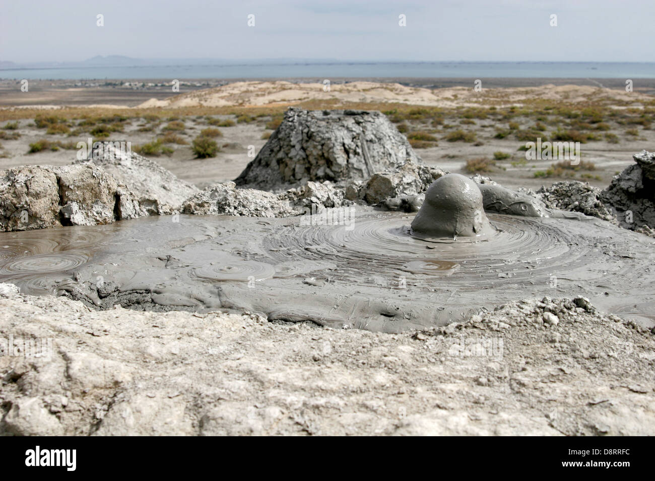 Azerbaijan mud volcano hi-res stock photography and images - Alamy