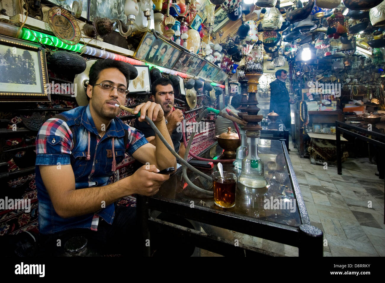 Iran, Isfahan, traditional tea house Stock Photo - Alamy