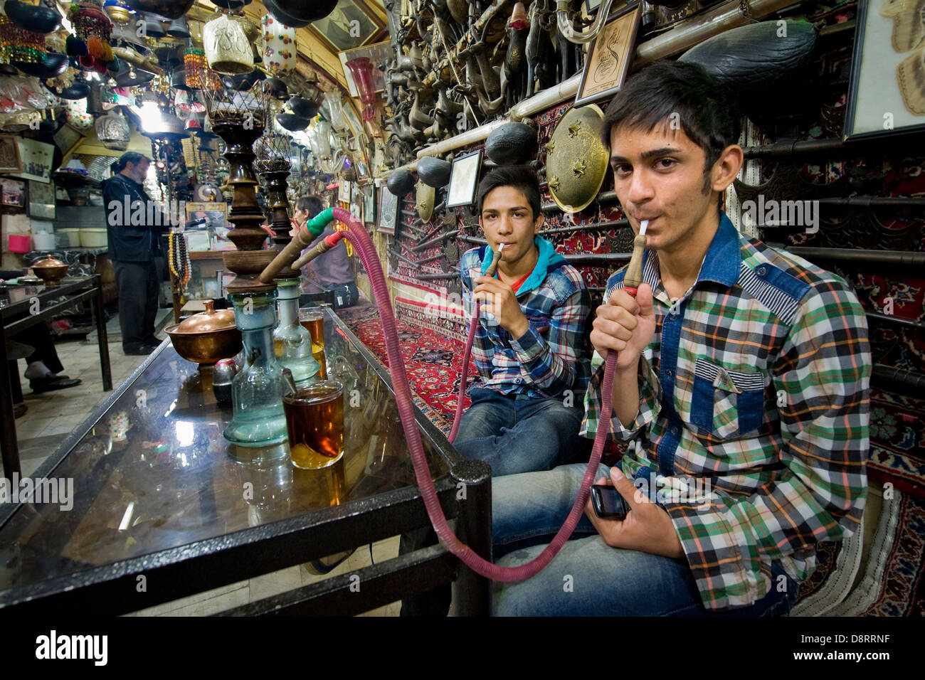 Iran, Isfahan, traditional tea house Stock Photo - Alamy