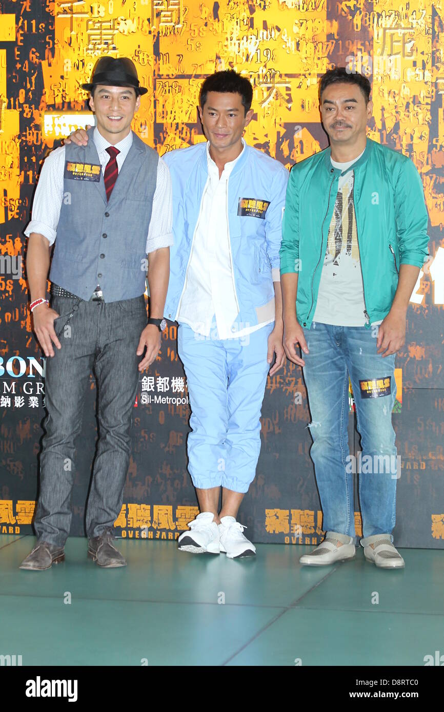 Daniel Wu, Sean Andy and Louis Koo at opening ceremony of movie ...