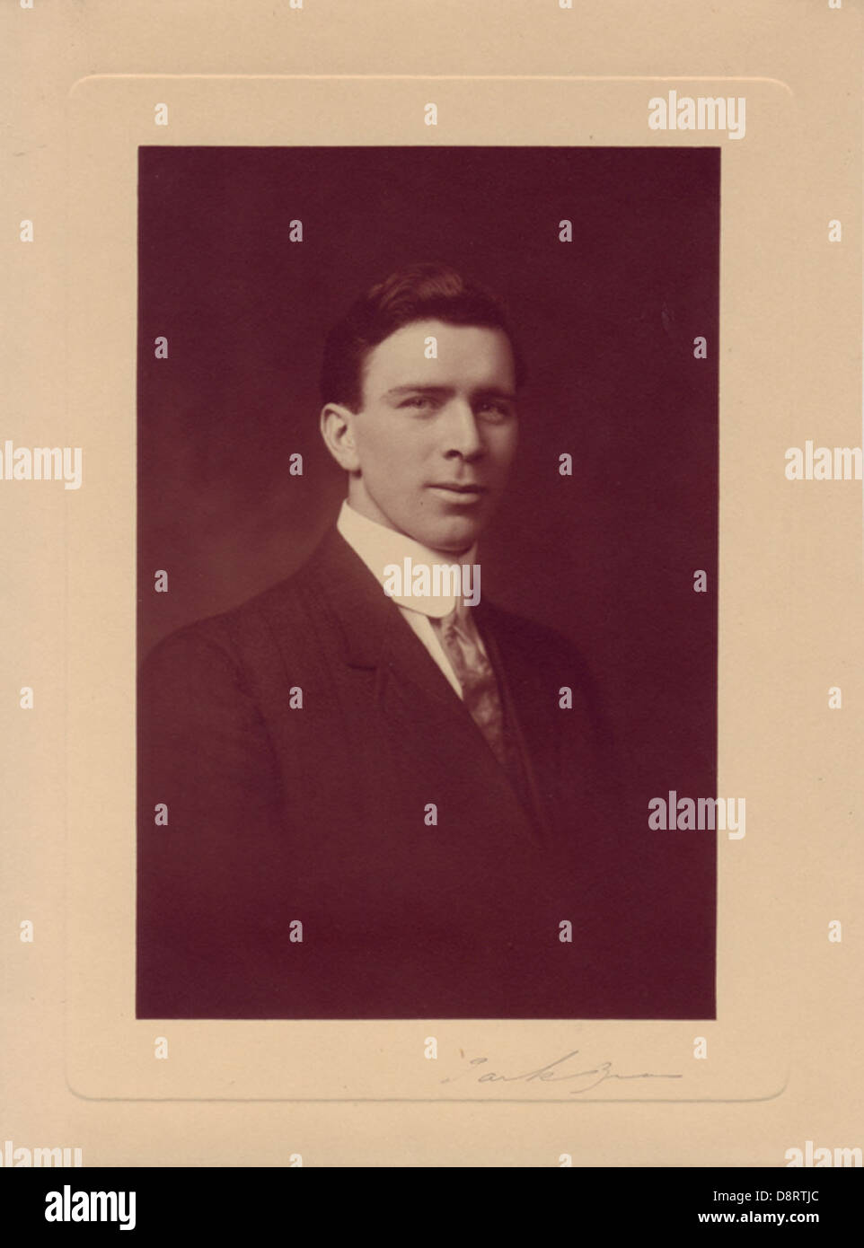 A photograph of Harry Van Wyck Laughton, a law student from Ontario ...