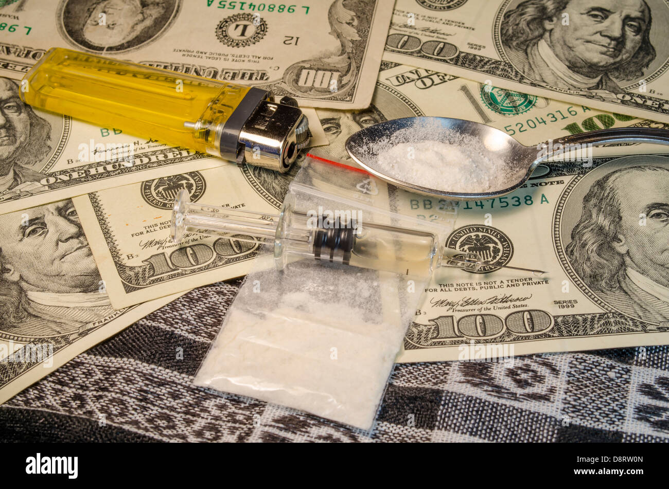 Meth drug lighter hi-res stock photography and images - Alamy