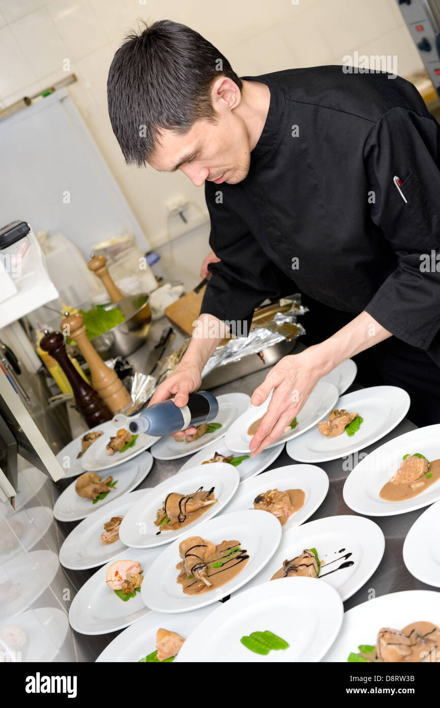 chef at work Stock Photo - Alamy