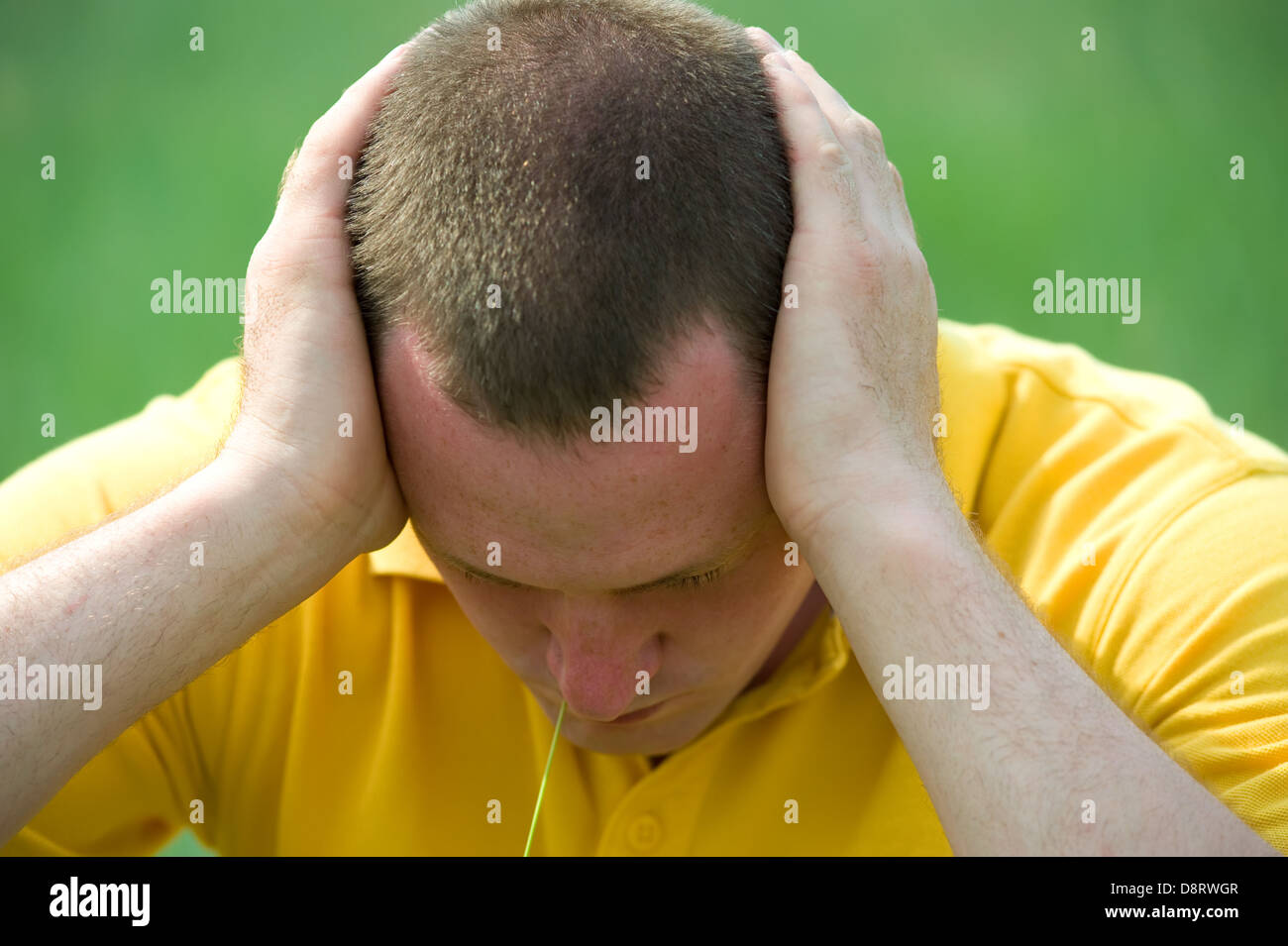 man in depression Stock Photo - Alamy