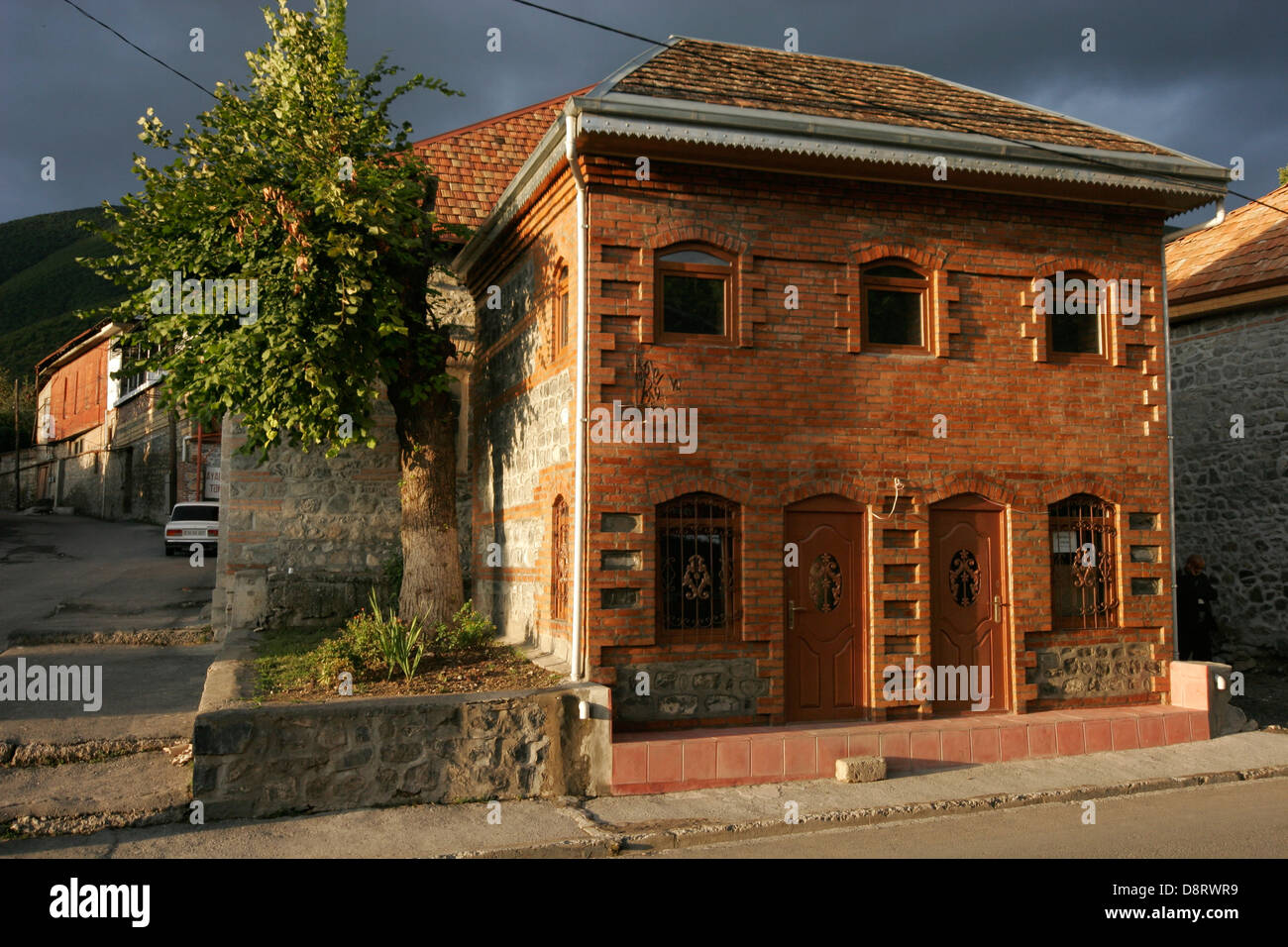 Architecture in Sheki, Azerbaijan, Caucasus region Stock Photo - Alamy