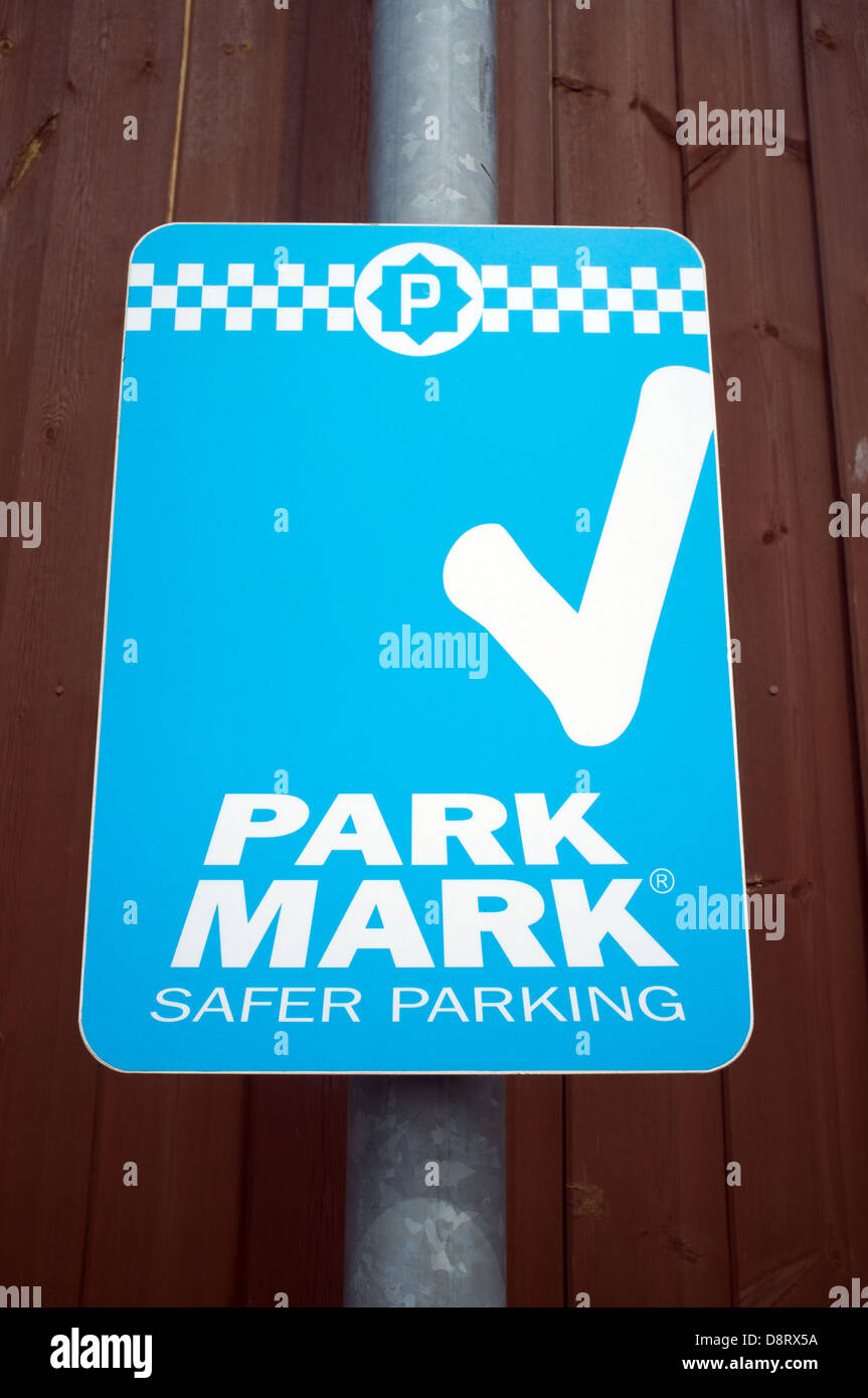 Park Mark for safer car parking Stock Photo - Alamy