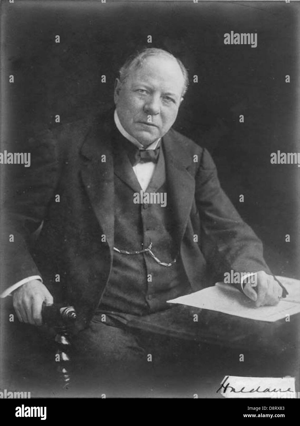 Photograph of Lord Haldane Stock Photo - Alamy