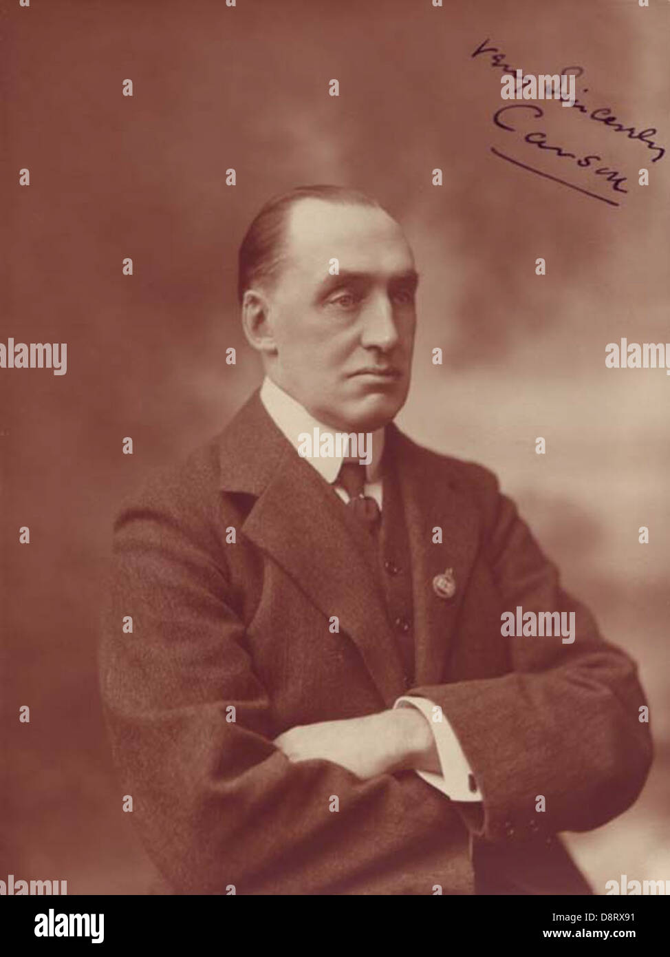 This photograph shows Lord Edward Henry Carson, a prominent British ...