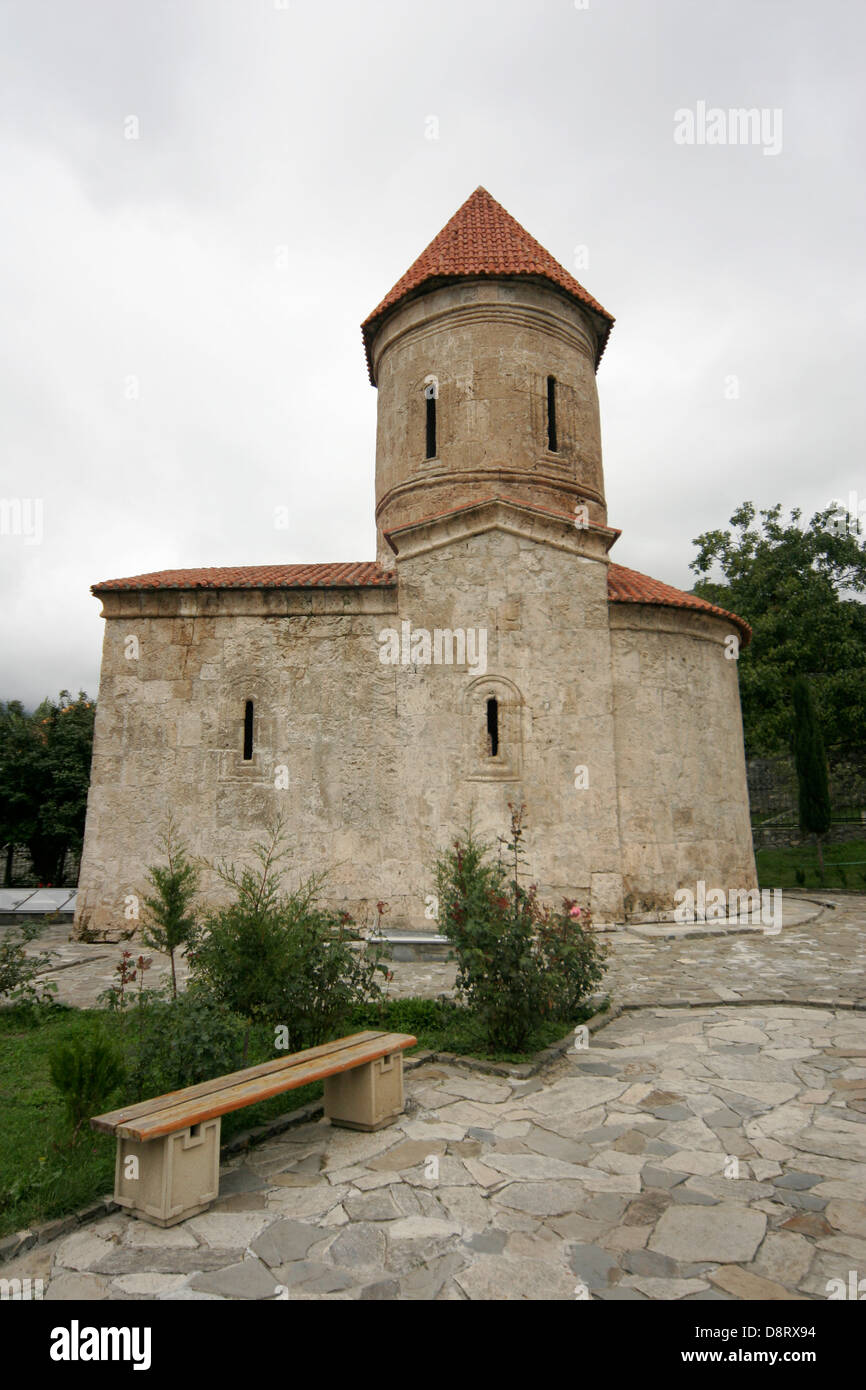 Ancient Albanian church in Kish near Sheki, Azerbaijan, Caucasus region ...