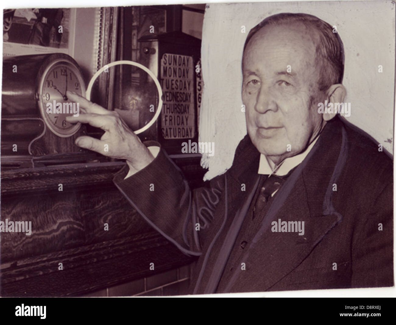 A historical photograph of William E. Middleton, a member of the ...