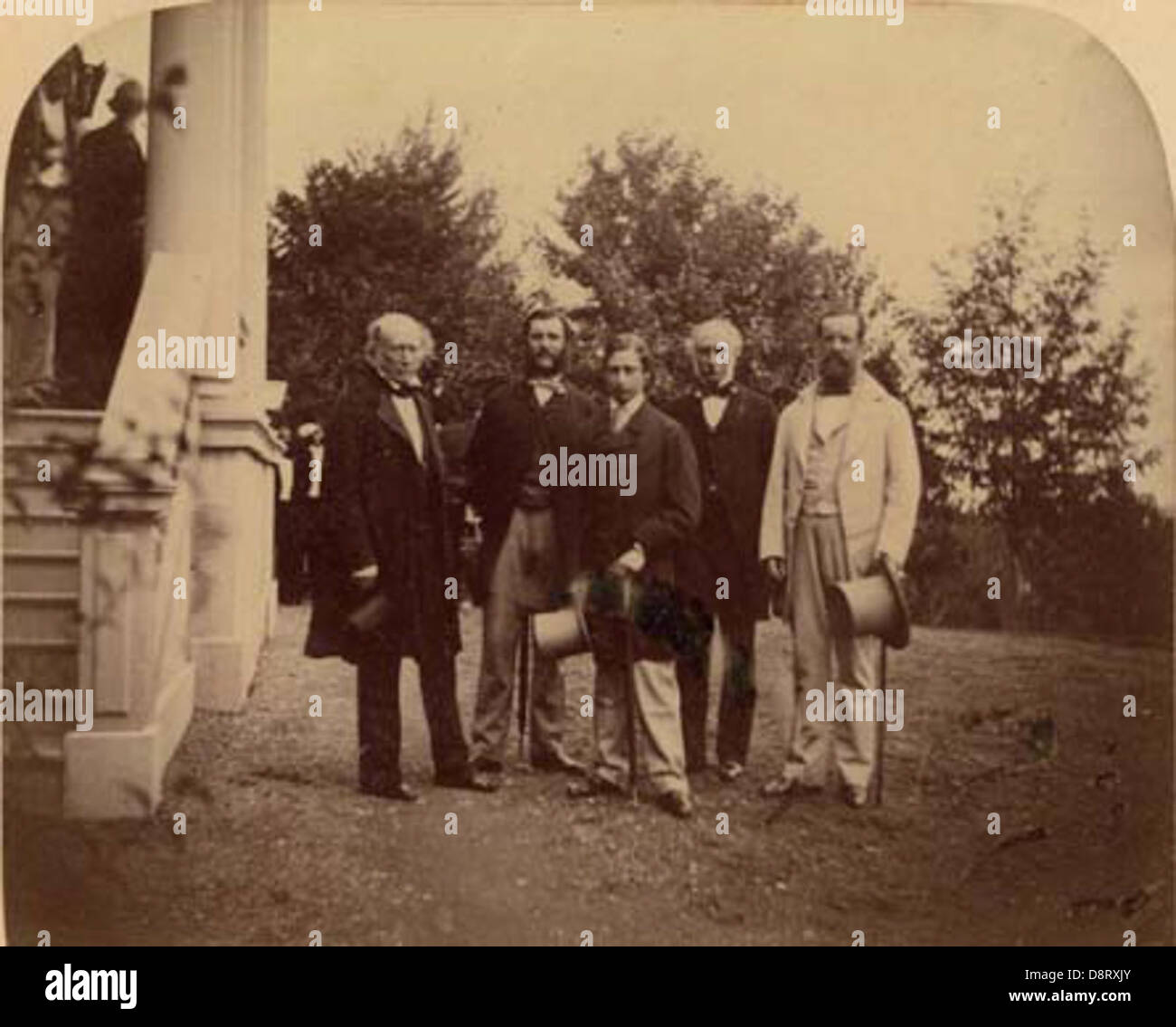 A photograph documenting the visit of the Prince of Wales, Edward VII ...