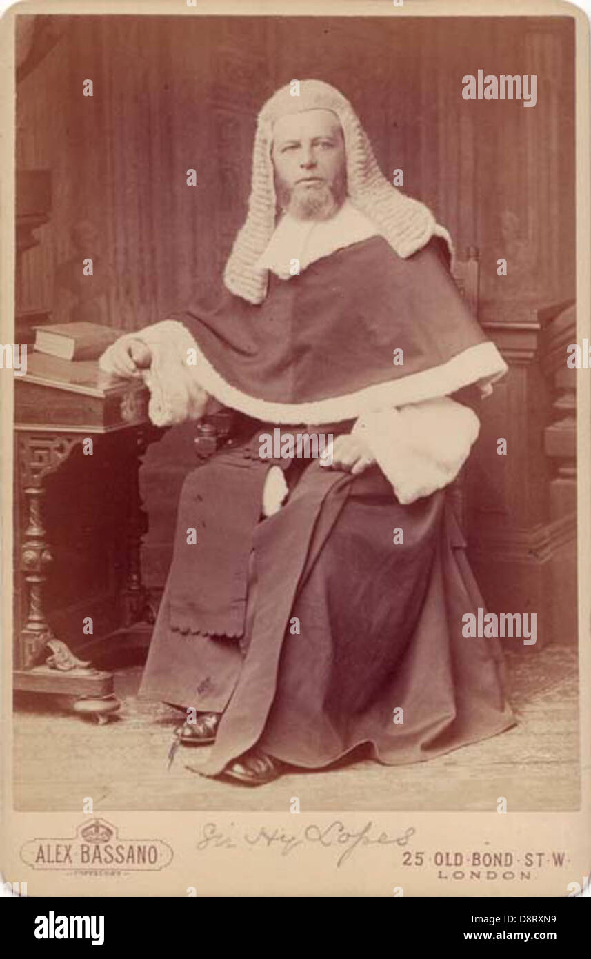 Photograph of Sir Henry Lopes Stock Photo - Alamy