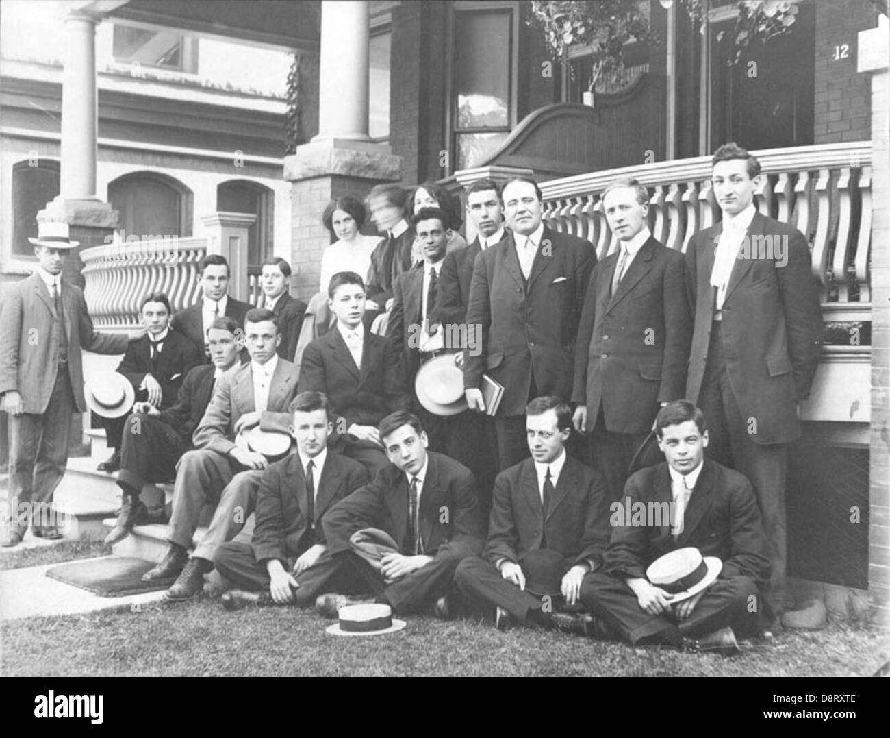Photograph of law students [?] Stock Photo - Alamy