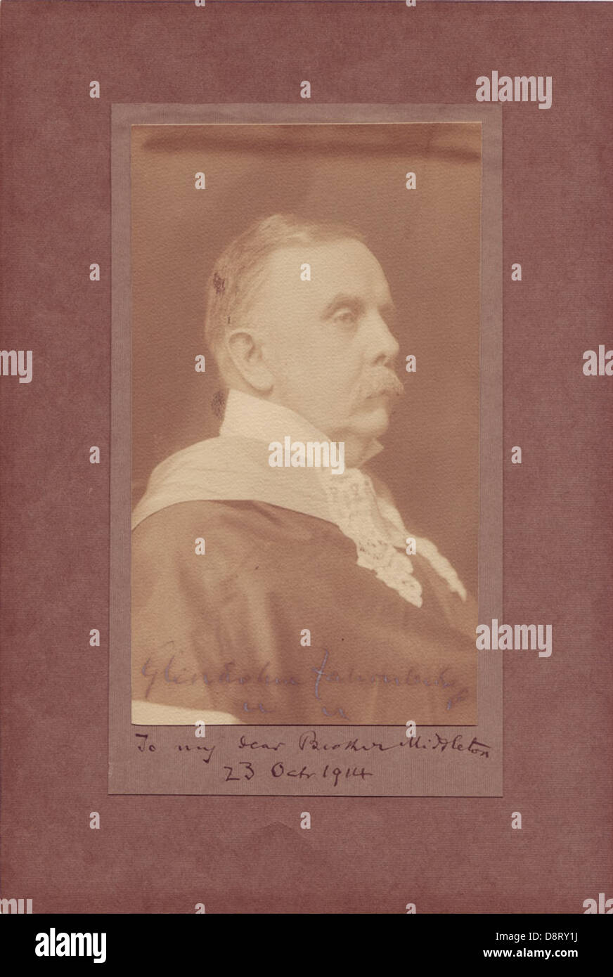 This photograph features William Glenholme Falconbridge, a prominent ...