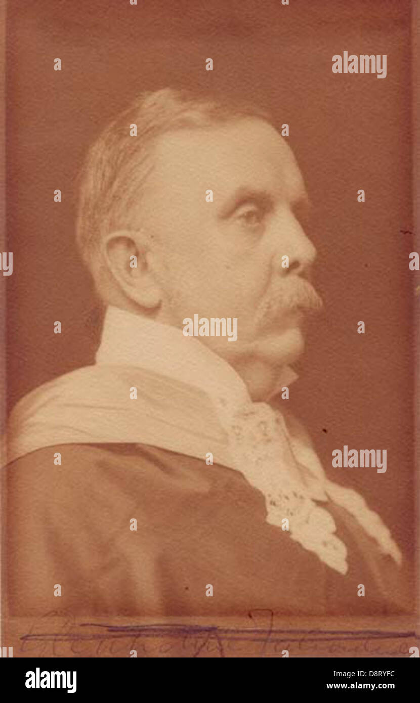 This historical photograph shows Sir William Glenholme Falconbridge, an ...