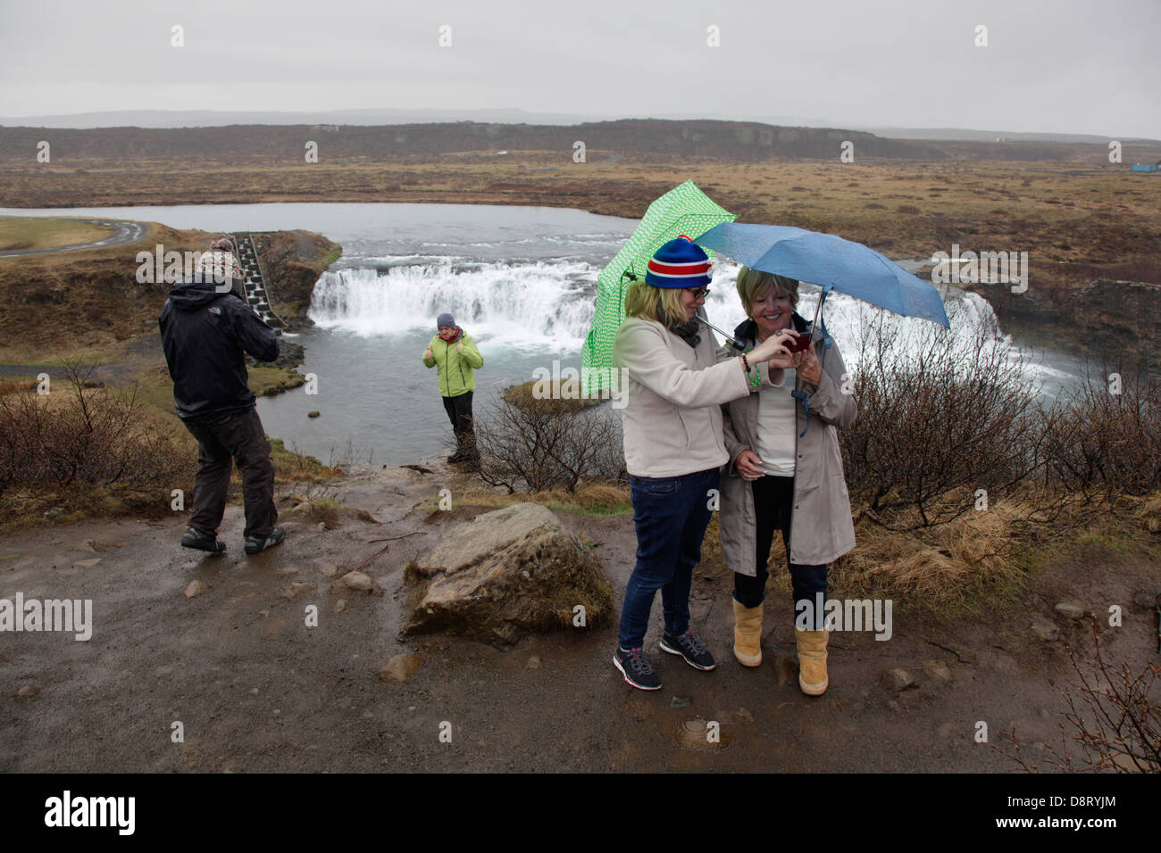 The Faxi (or Vatnsleysufoss) waterfall, Iceland Stock Photo - Alamy