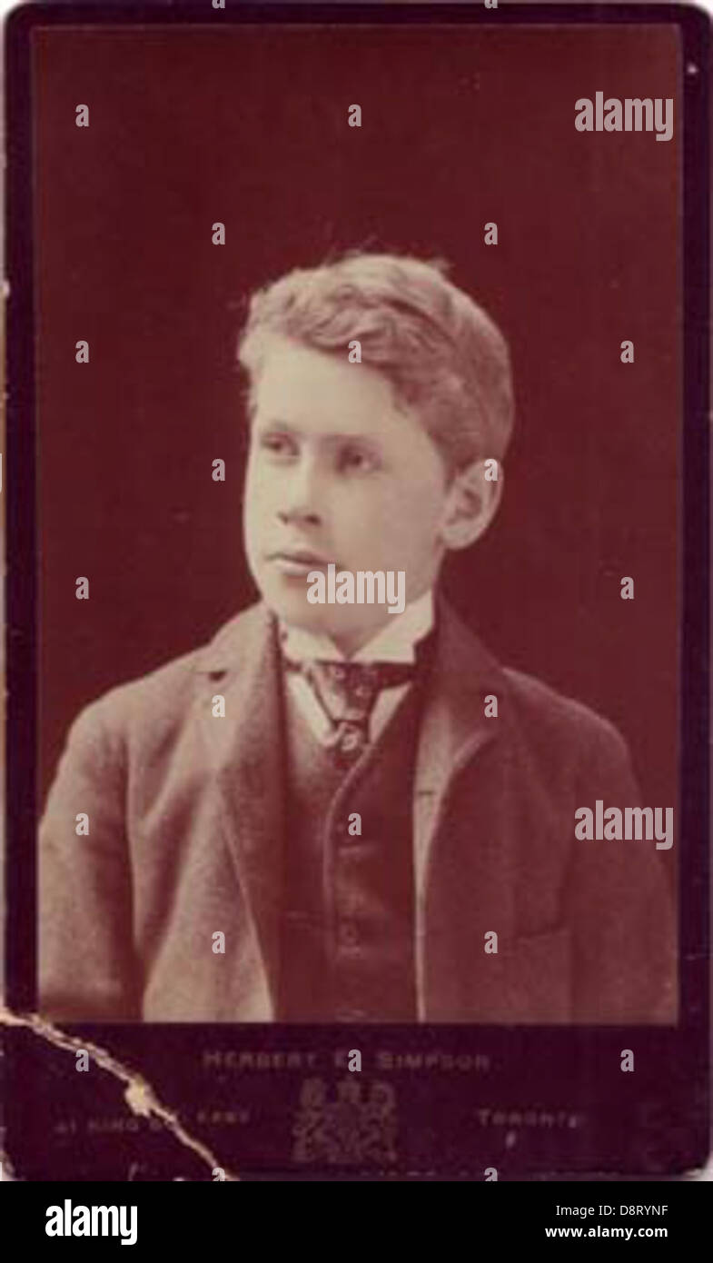 This photograph shows John D. Falconbridge, a notable figure in Ontario ...