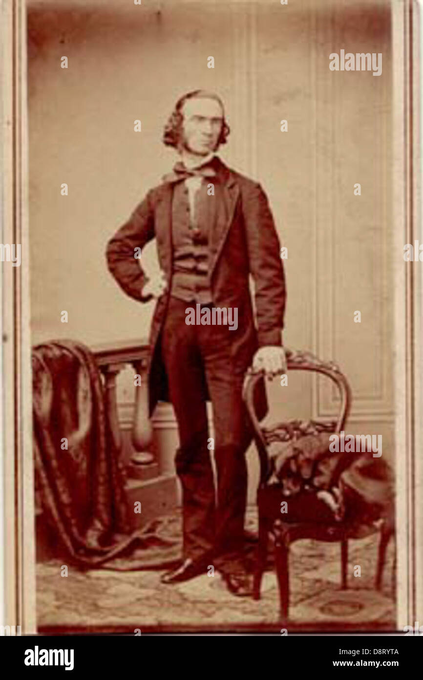 This studio portrait shows Daniel Wilson, a notable archaeologist and ...