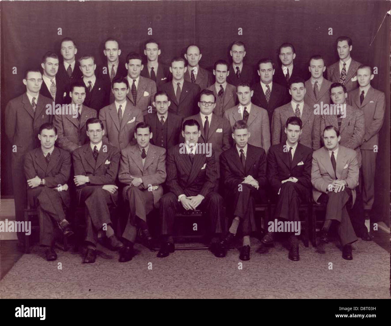 Group photograph of unidentified men Stock Photo - Alamy