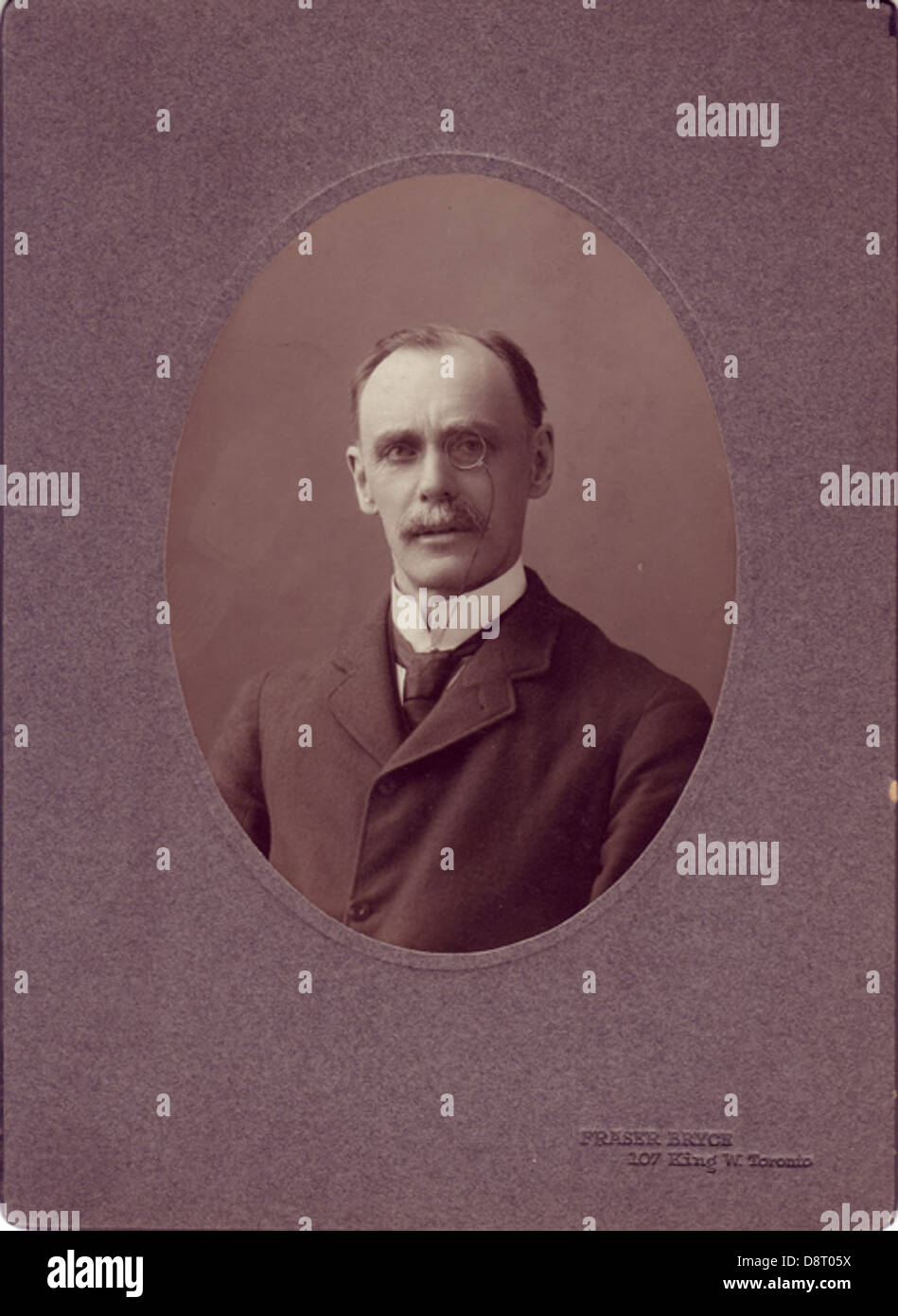 A photograph featuring an unidentified man wearing a monocle, a notable ...