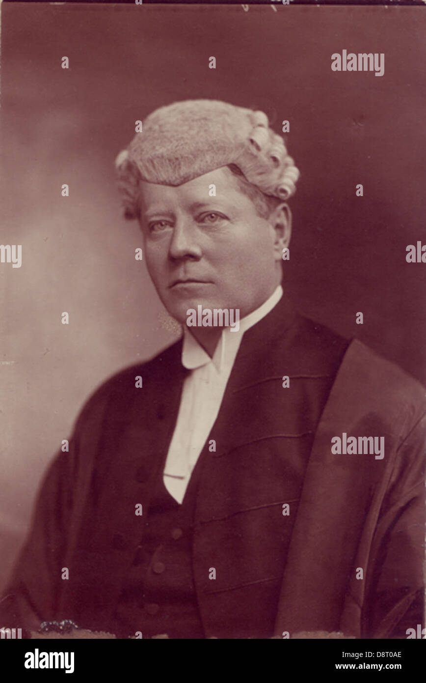 This historical photograph depicts Edward Bayly, an Ontario lawyer ...