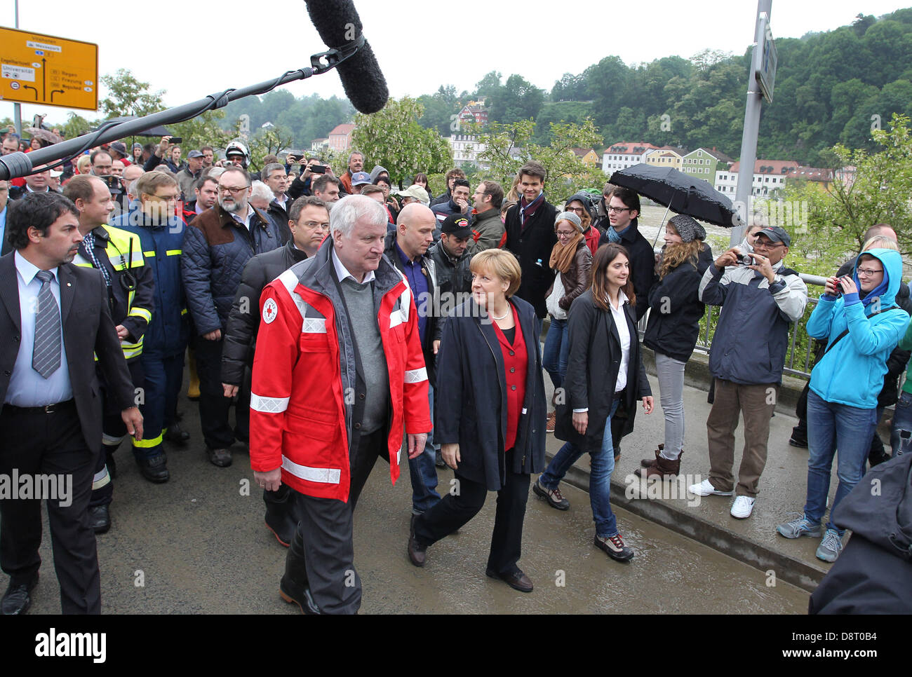 Passau, Germany. 4th June 2013. German Chancellor Angela Merkel (CDU ...